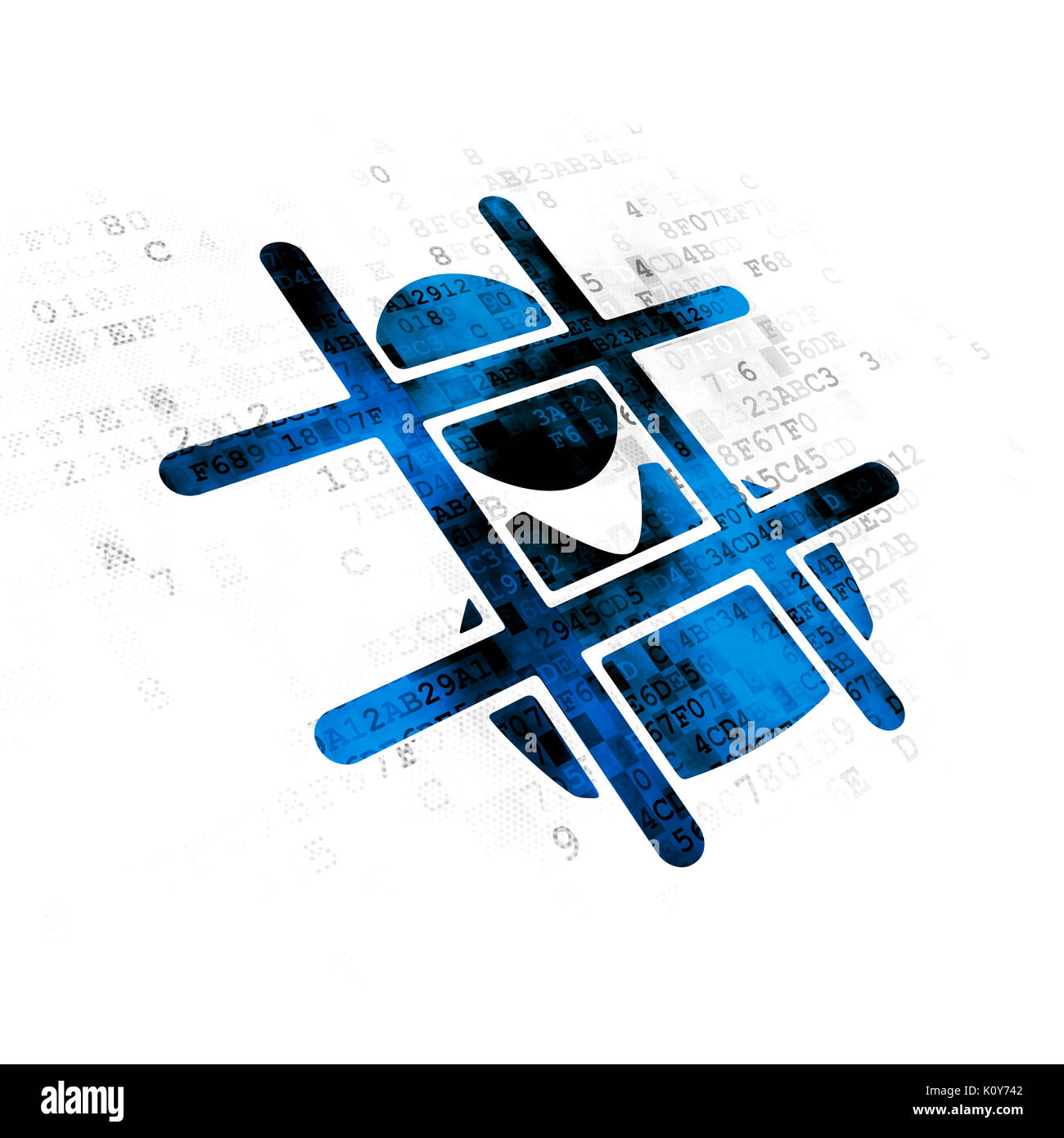 Law concept: Criminal on Digital background Stock Photo - Alamy