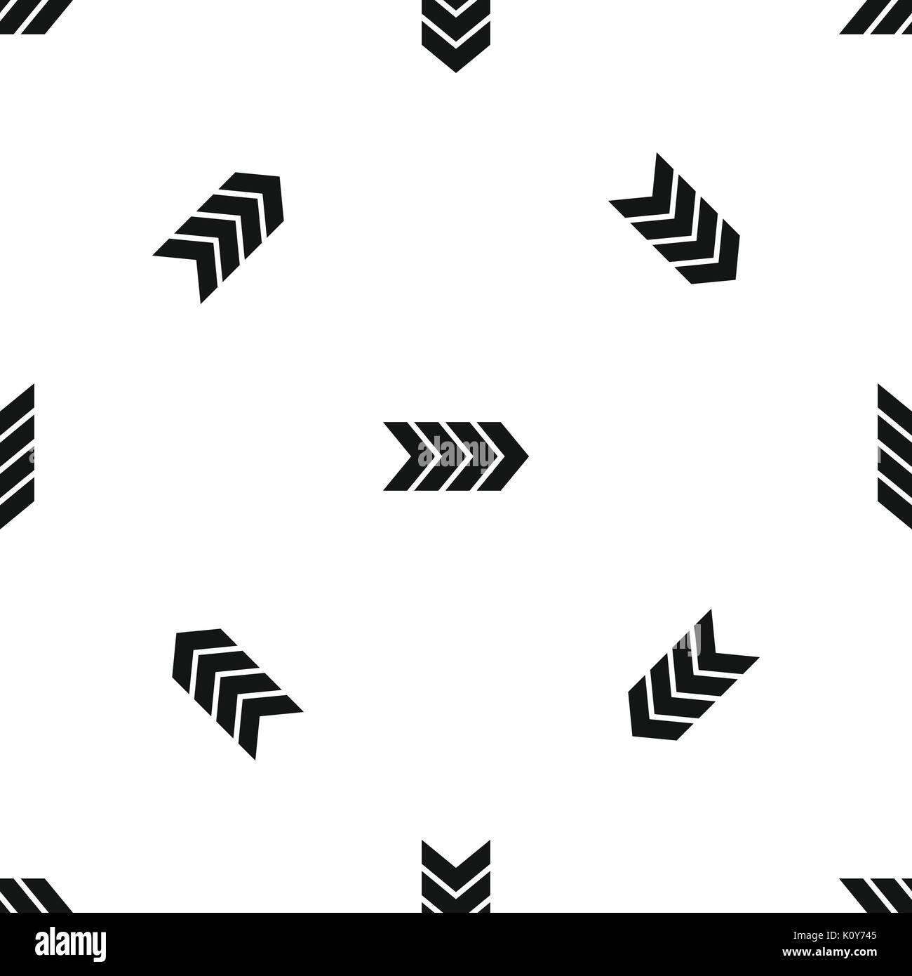 Striped arrow pattern seamless black Stock Vector Image & Art - Alamy