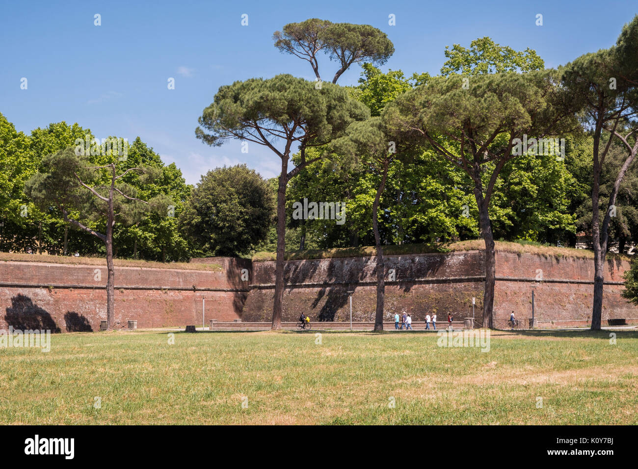 Lucca city wall hi-res stock photography and images - Alamy