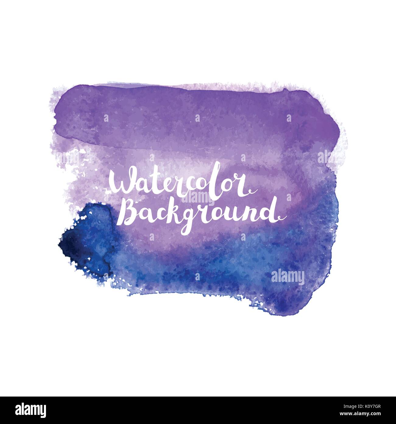 Watercolor vector background with lettering Stock Vector Image & Art ...