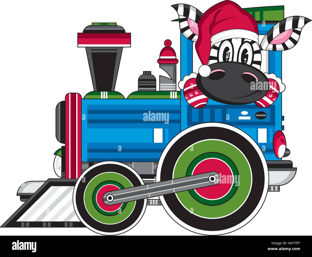 Smiling driving train Stock Vector Images - Alamy
