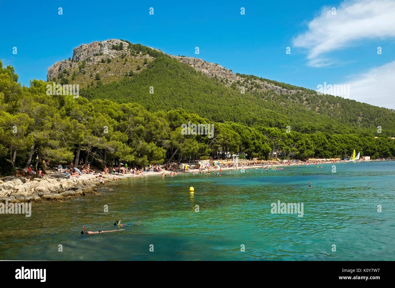 Cap de Formentor Beach Mallorca Majorca Balearic Island Spain Espana ...