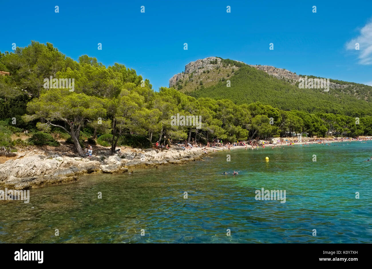 Cap de Formentor Beach Mallorca Majorca Balearic Island Spain Espana ...
