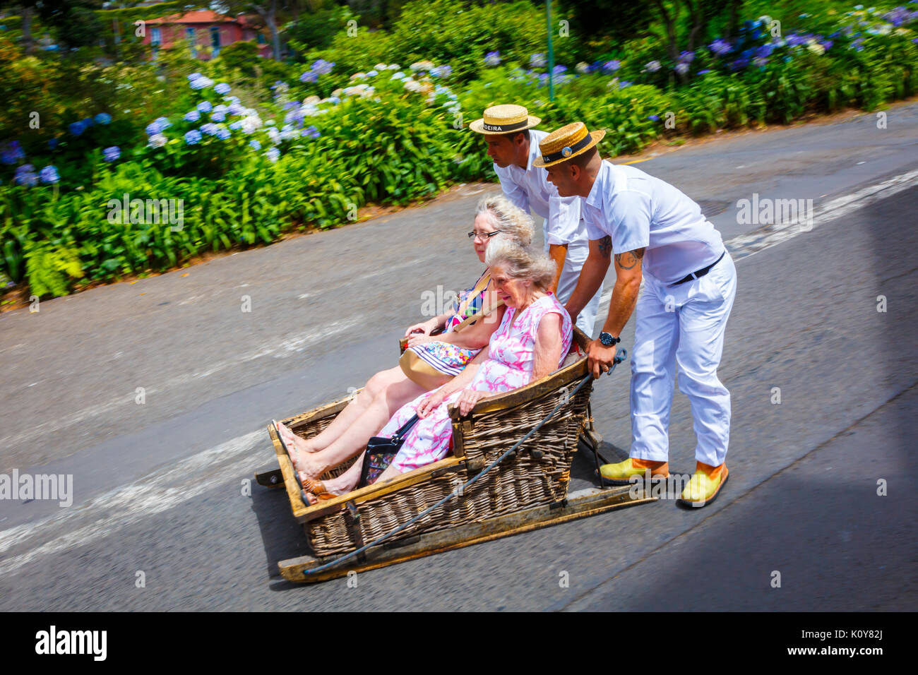 Monte toboggan rides hi-res stock photography and images - Alamy