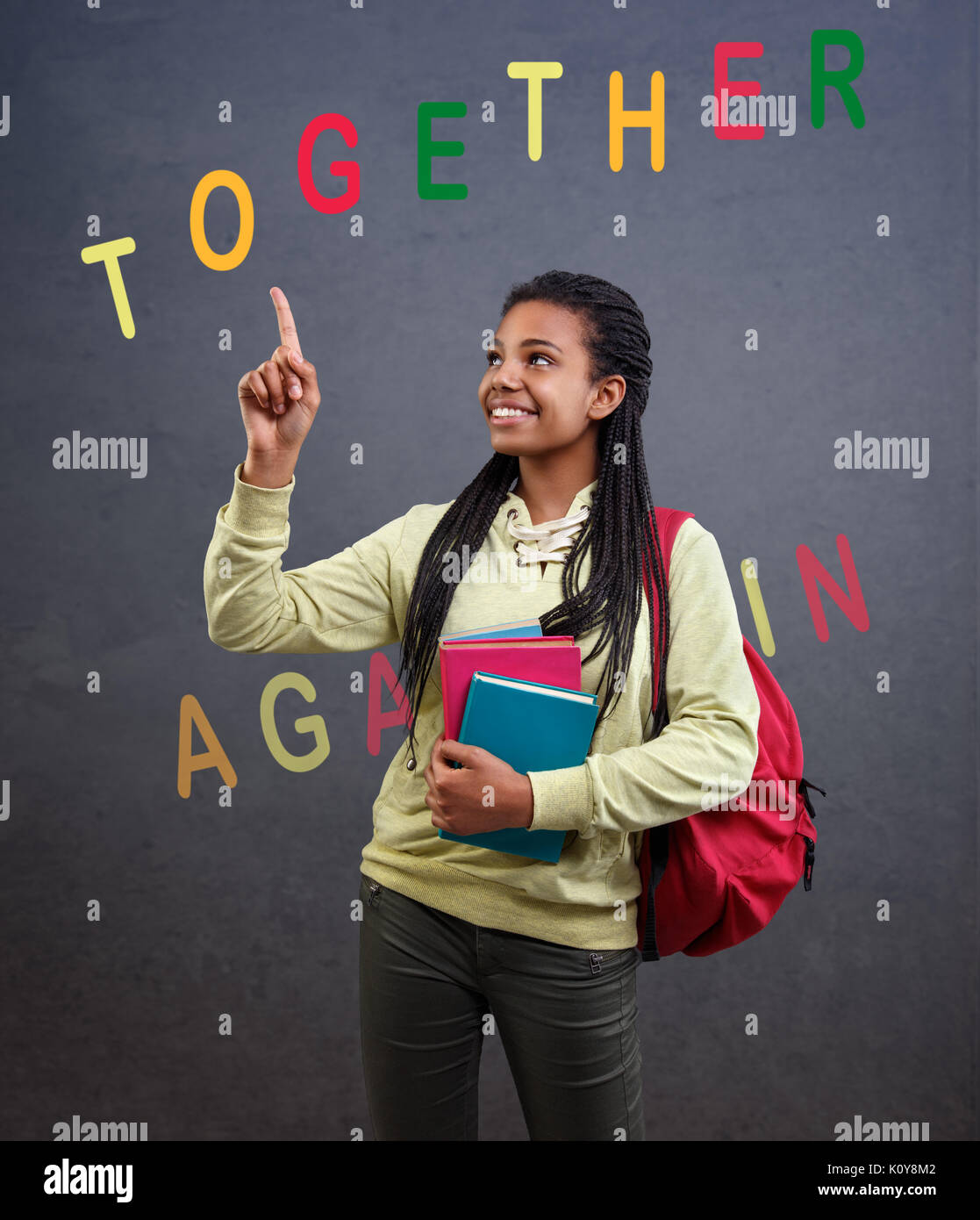 Poster board back school hi-res stock photography and images - Alamy