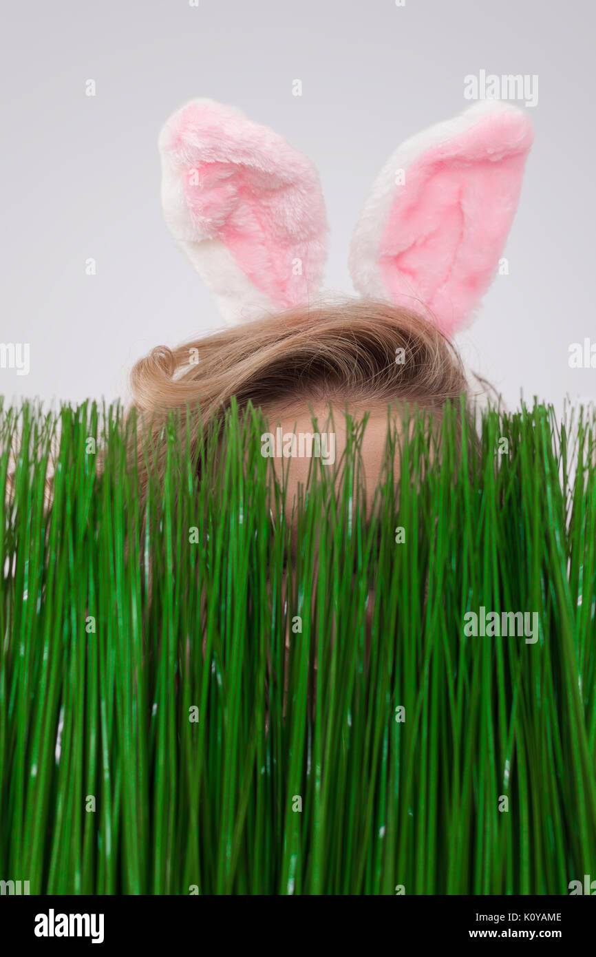 Where is the Easter rabbit Stock Photo - Alamy