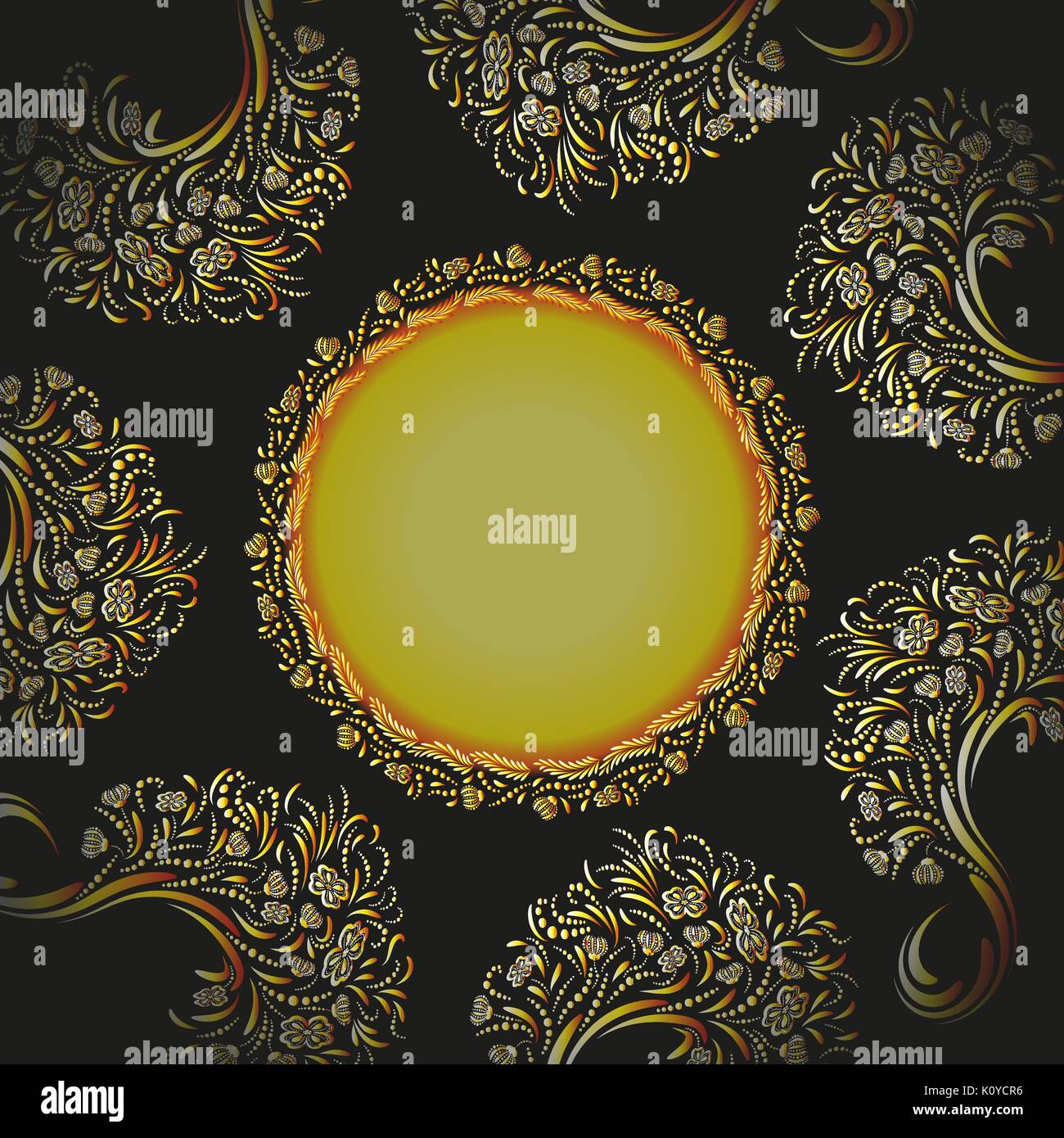 Texture black yellow paper Stock Vector Images - Alamy