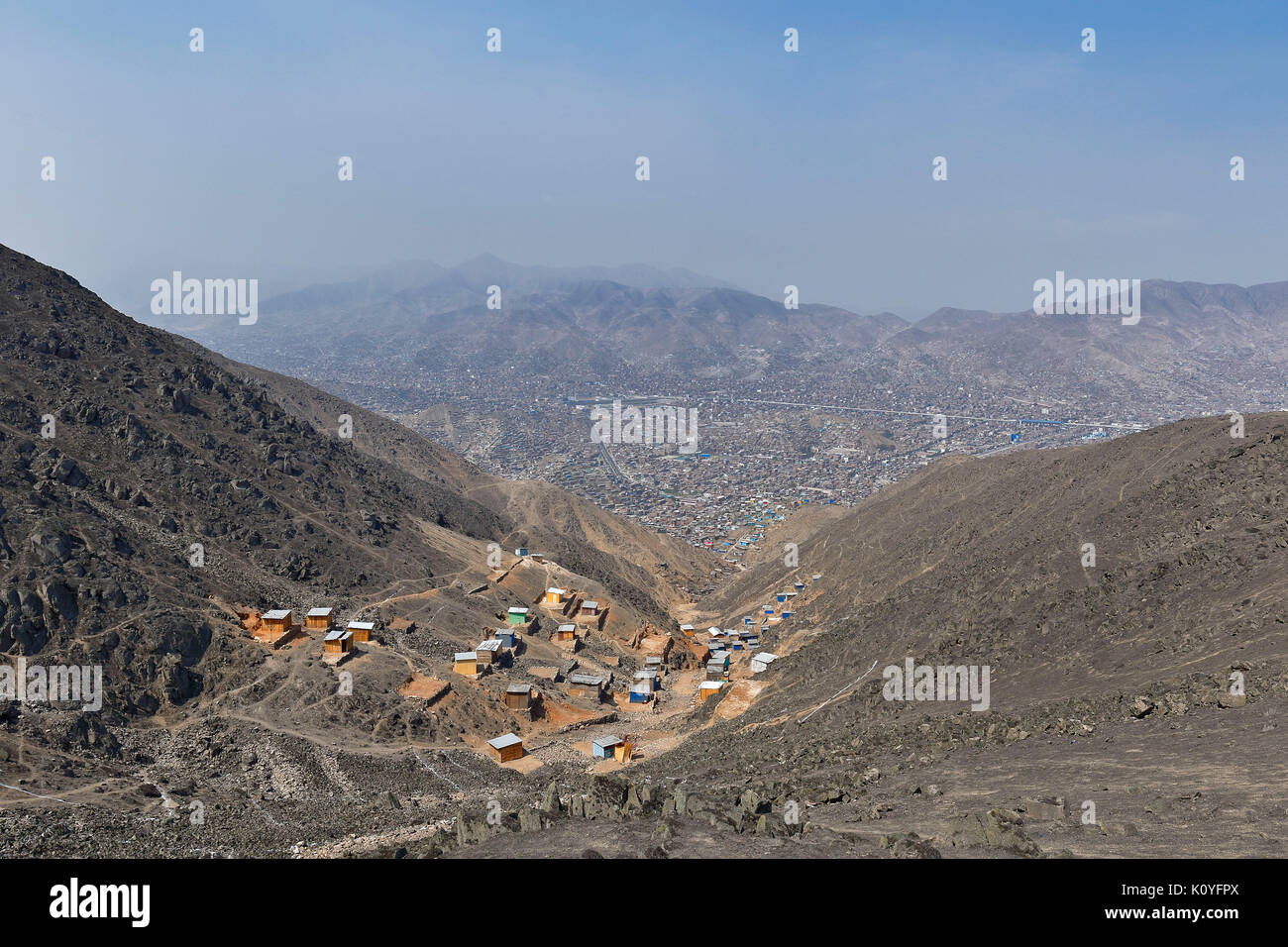 Urban disorder from a Lima district Stock Photo - Alamy