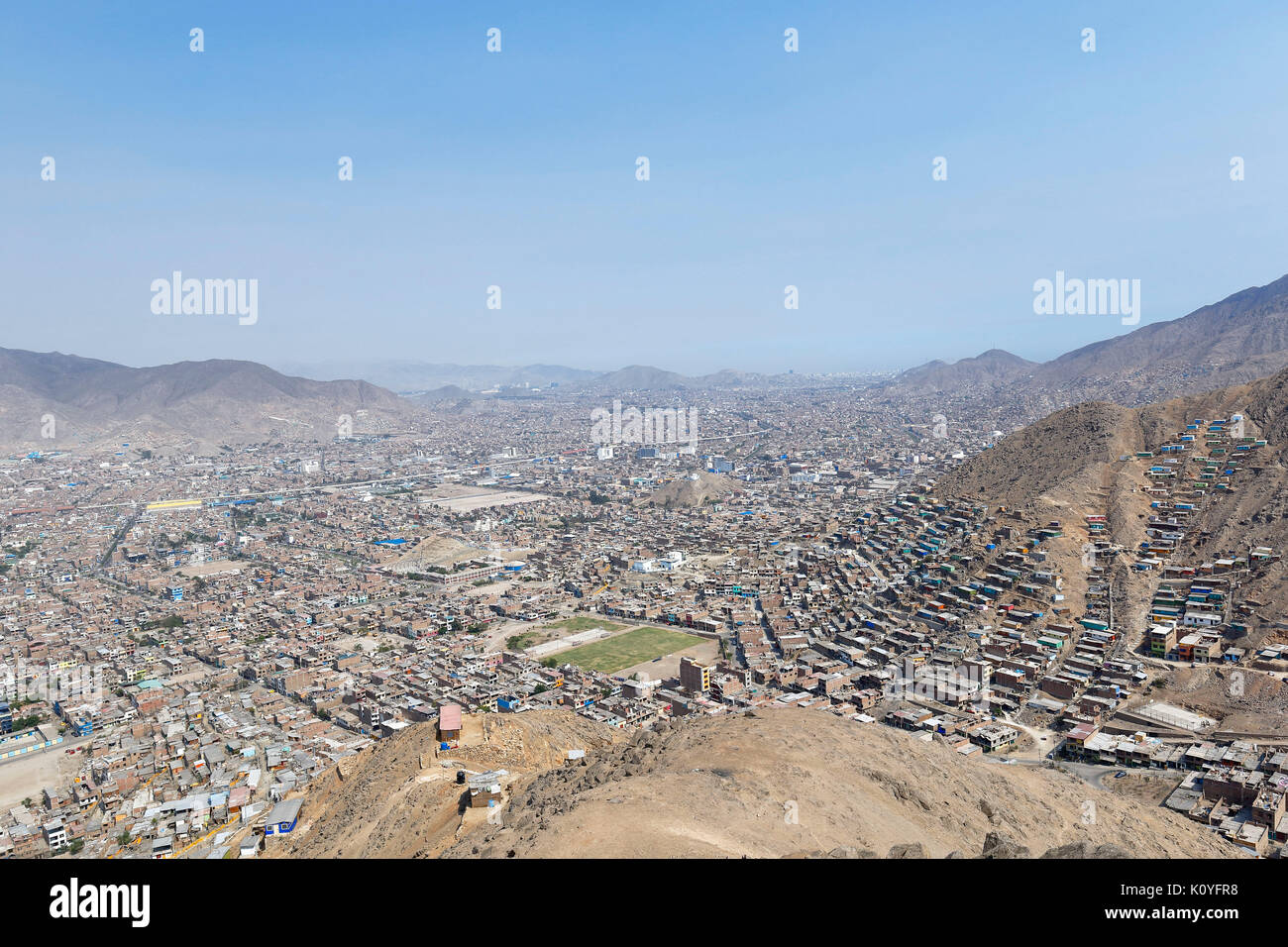 Urban disorder from a Lima district Stock Photo - Alamy