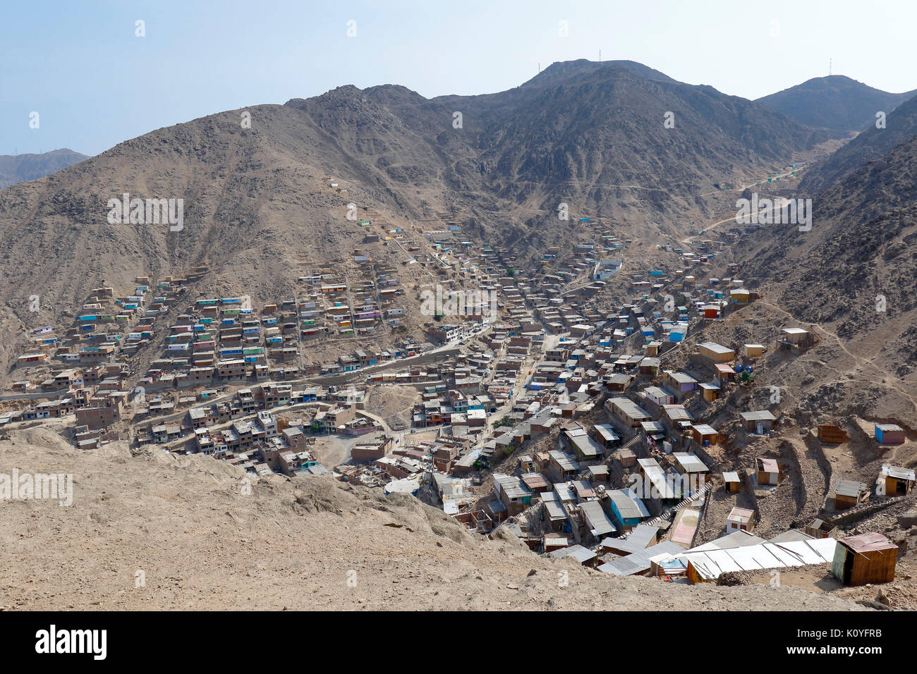 Urban disorder from a Lima district Stock Photo - Alamy