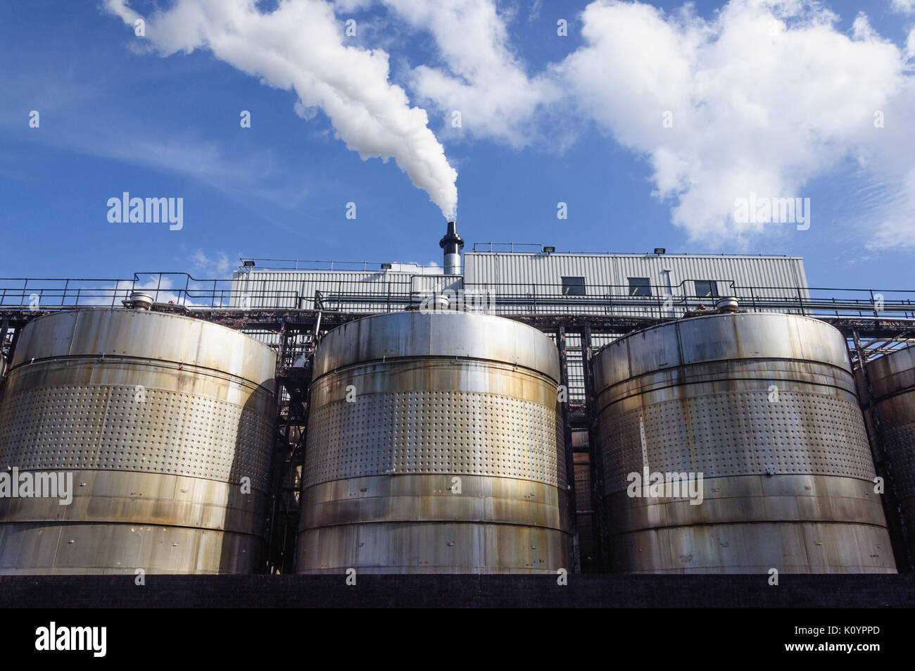 Strathclyde Grain Distillery, a whisky distillery, located in the ...