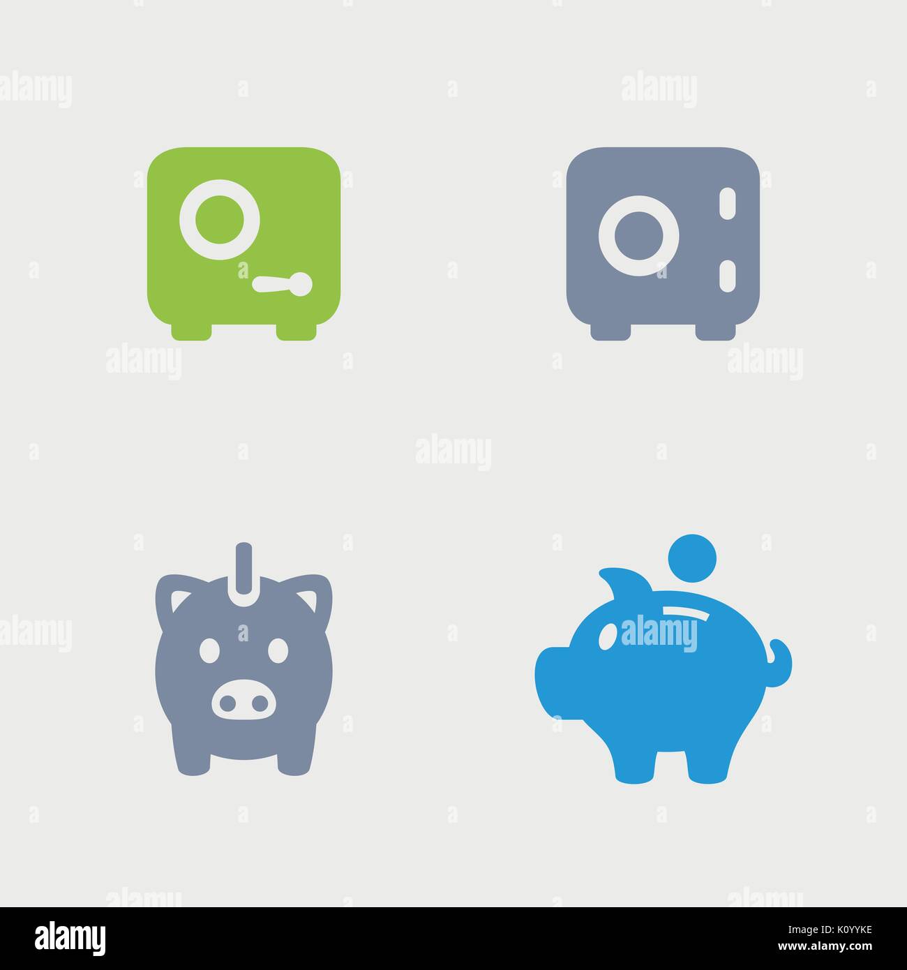 A set of 4 professional, pixel-perfect icons designed on a 32x32 pixel ...