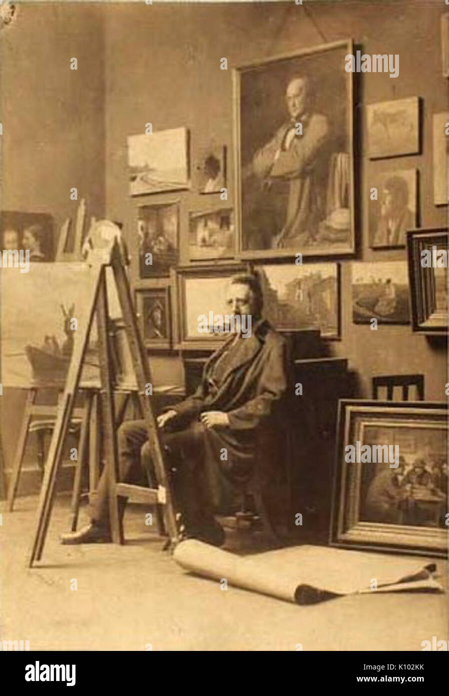 Anton Dorph 1831 1914 Stock Photo - Alamy