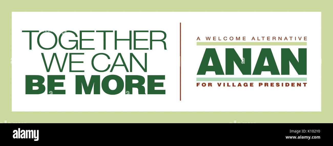 Anan Campaign Logo Stock Photo - Alamy