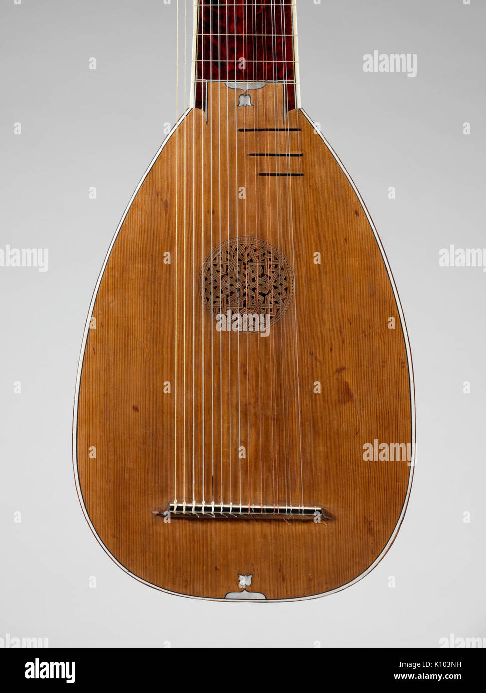 Archlute MET DP167225 Stock Photo - Alamy