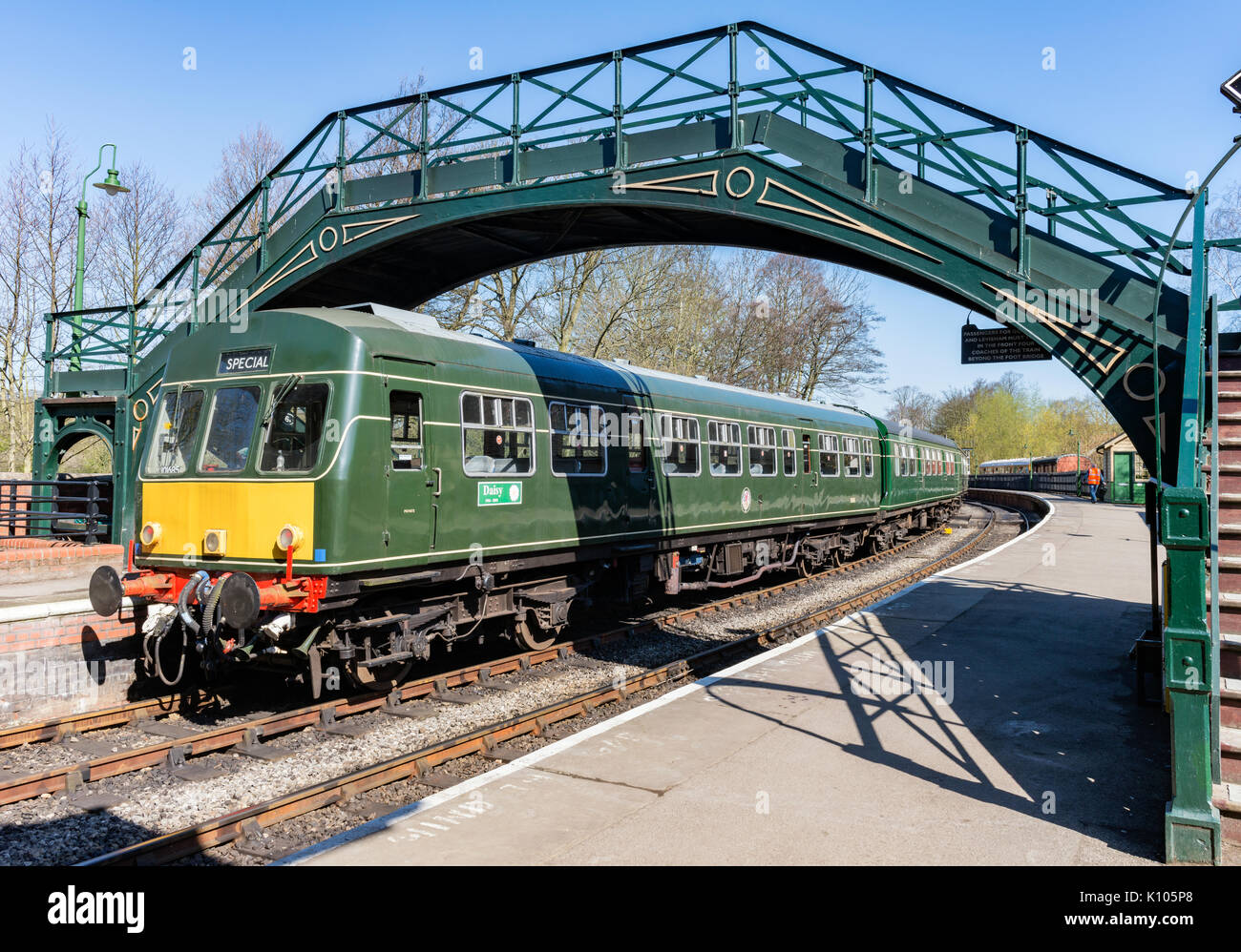 A diesel railcar in Pickering Station Stock Photo - Alamy