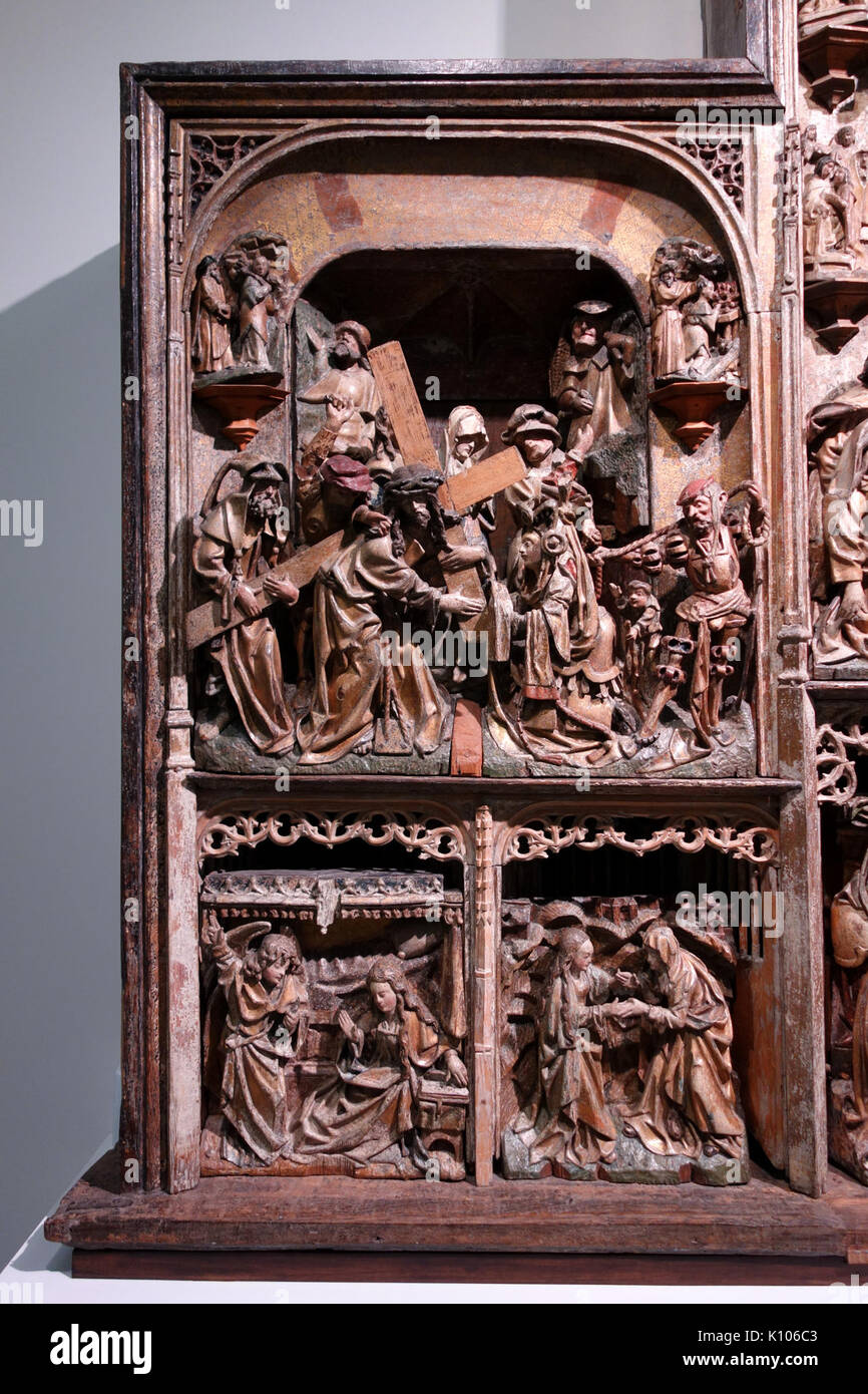 Altar with scenes of Christ's childhood and passion, 2 of 4, Antwerp, c. 1520 1530 Museum M ...