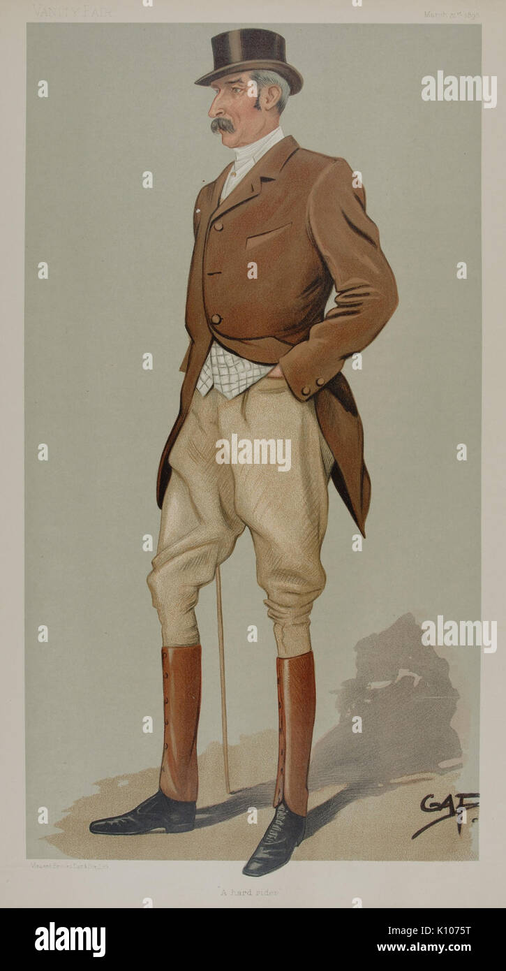 David Longfield Beatty Vanity Fair 31 March 1898 Stock Photo - Alamy