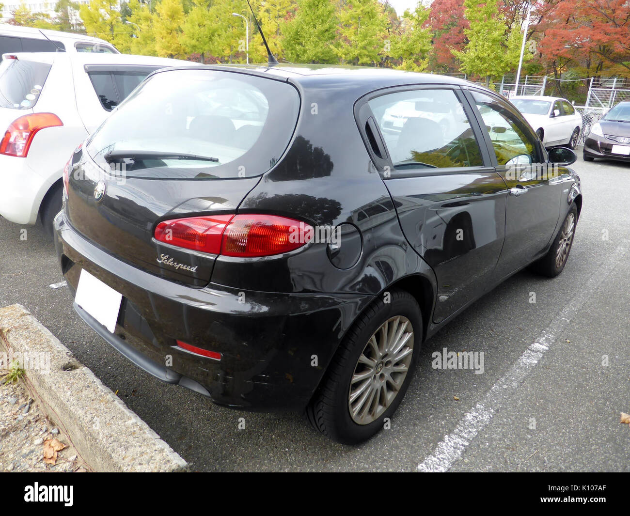 Alfa Romeo147 Selespeed rear Stock Photo - Alamy
