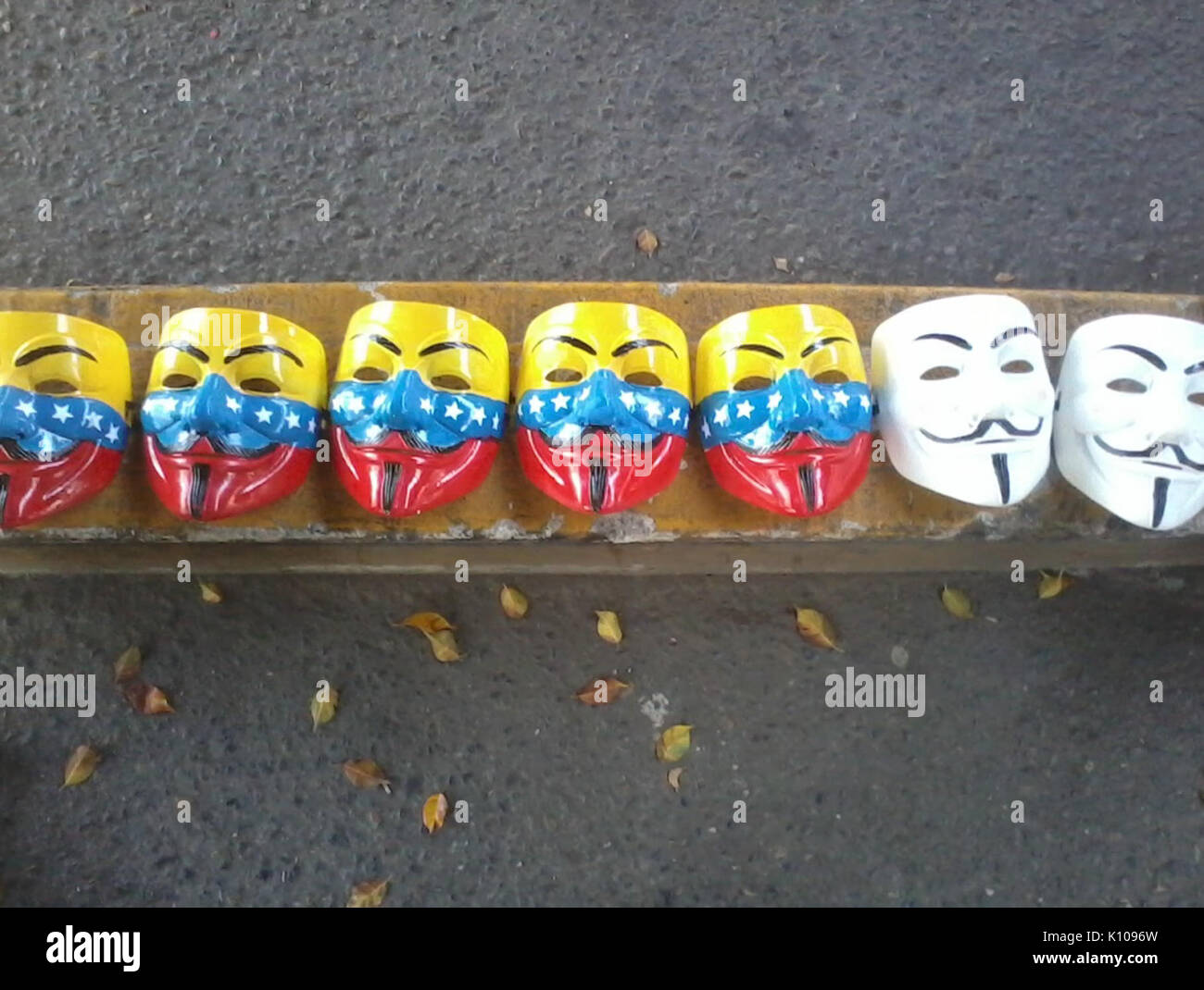 Anonymous masks Venezuela 2014 Stock Photo - Alamy
