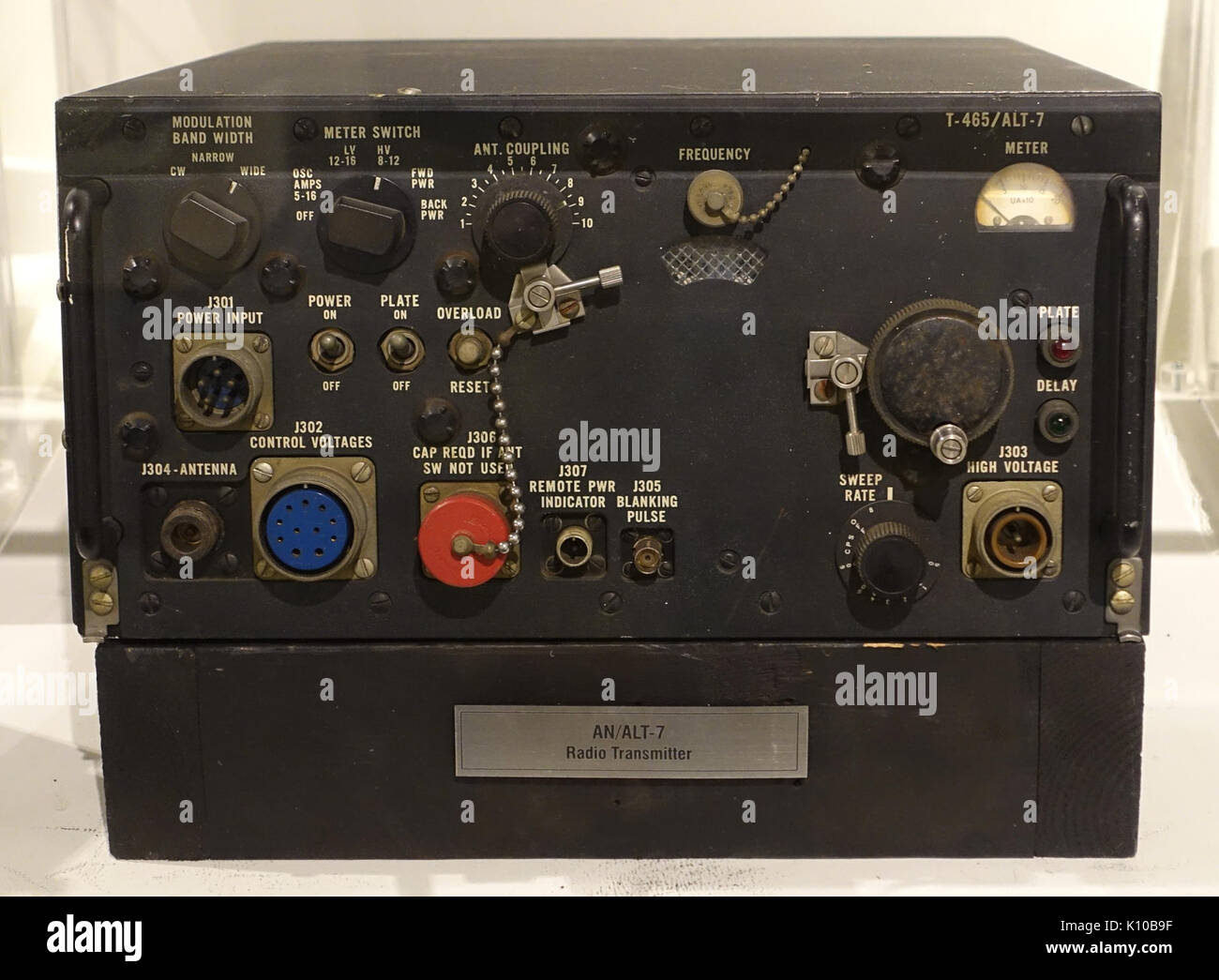 AN ALT 7 radio transmitter National Electronics Museum DSC00470 Stock ...