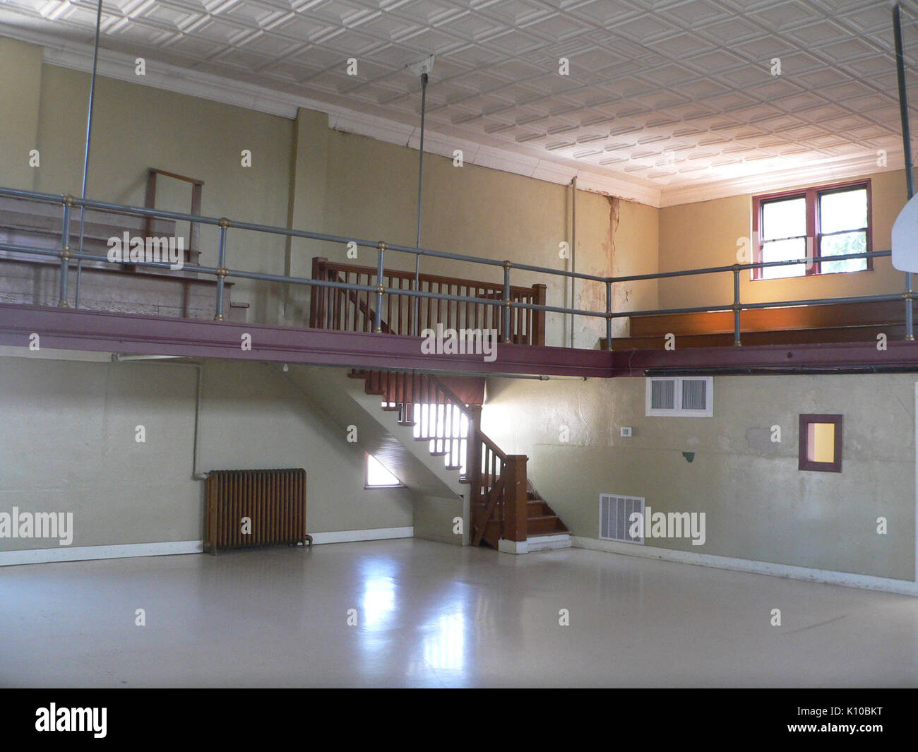 Alma, Nebraska auditorium interior NE corner 1 Stock Photo - Alamy