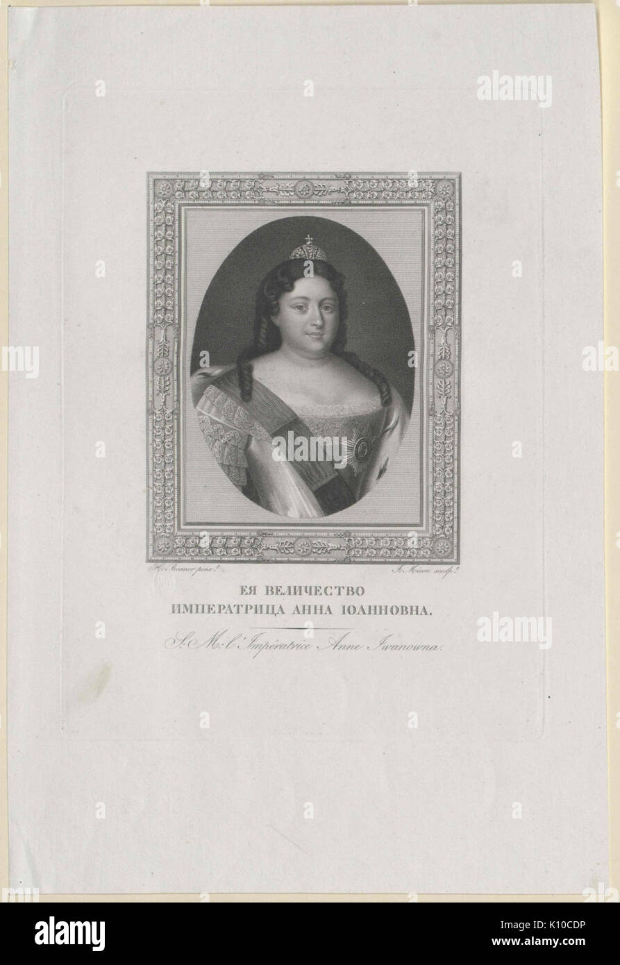 Empress anna russia hi-res stock photography and images - Alamy