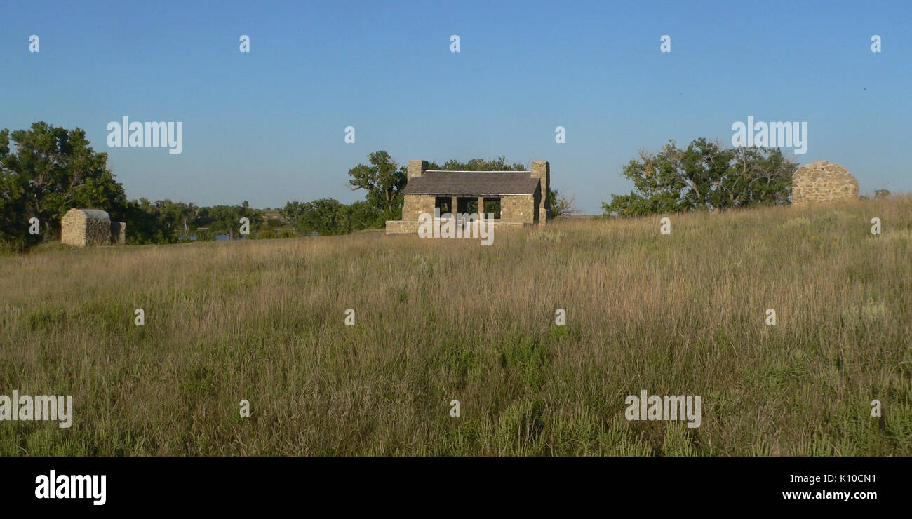 Antelope Lake Park (Graham Co, KS) W bldgs 1 Stock Photo - Alamy