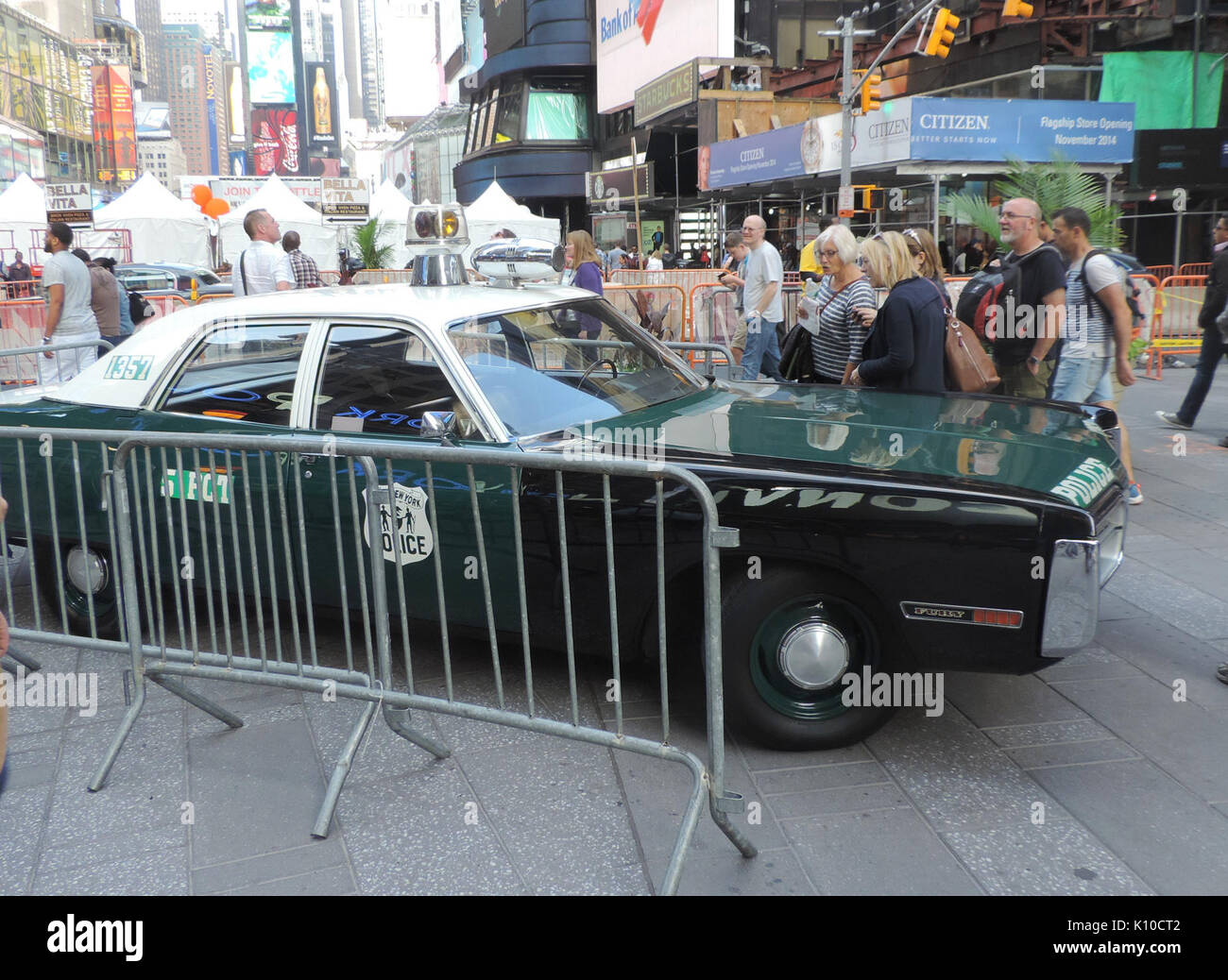 Vintage new york police car hi-res stock photography and images - Alamy