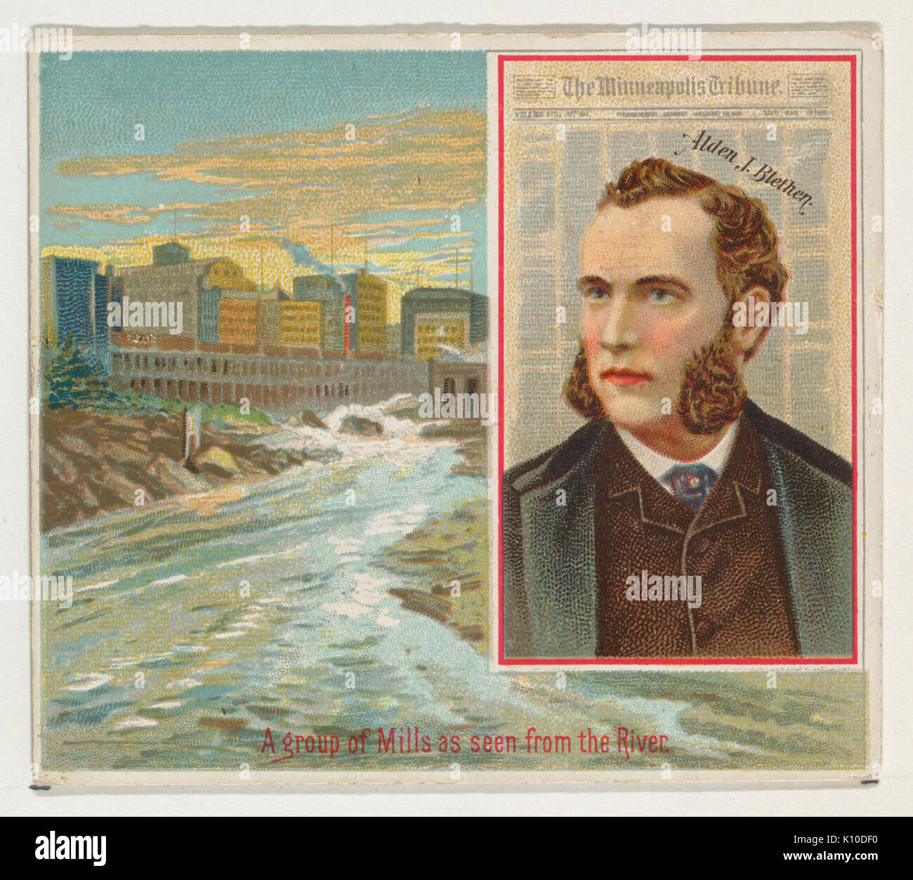 Old map of minneapolis hi-res stock photography and images - Alamy