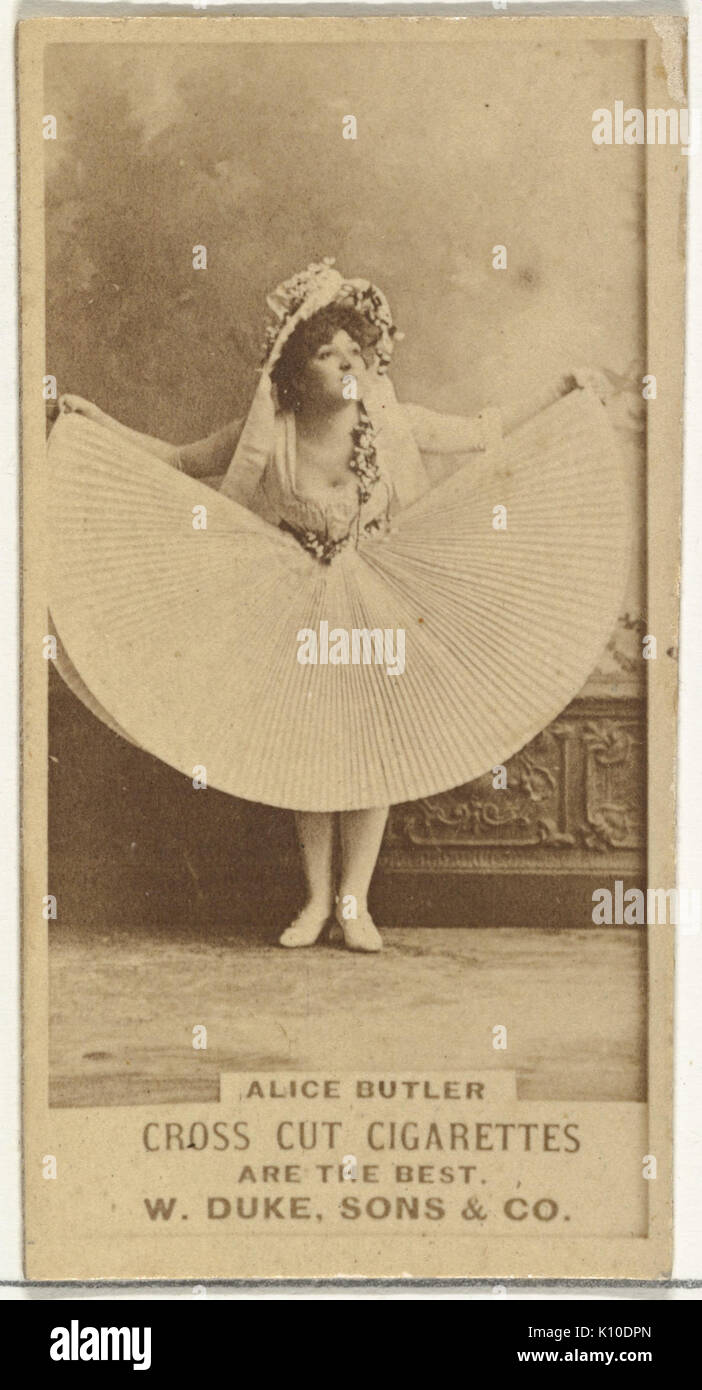 Alice Butler, from the Actors and Actresses series (N145 3) issued by ...