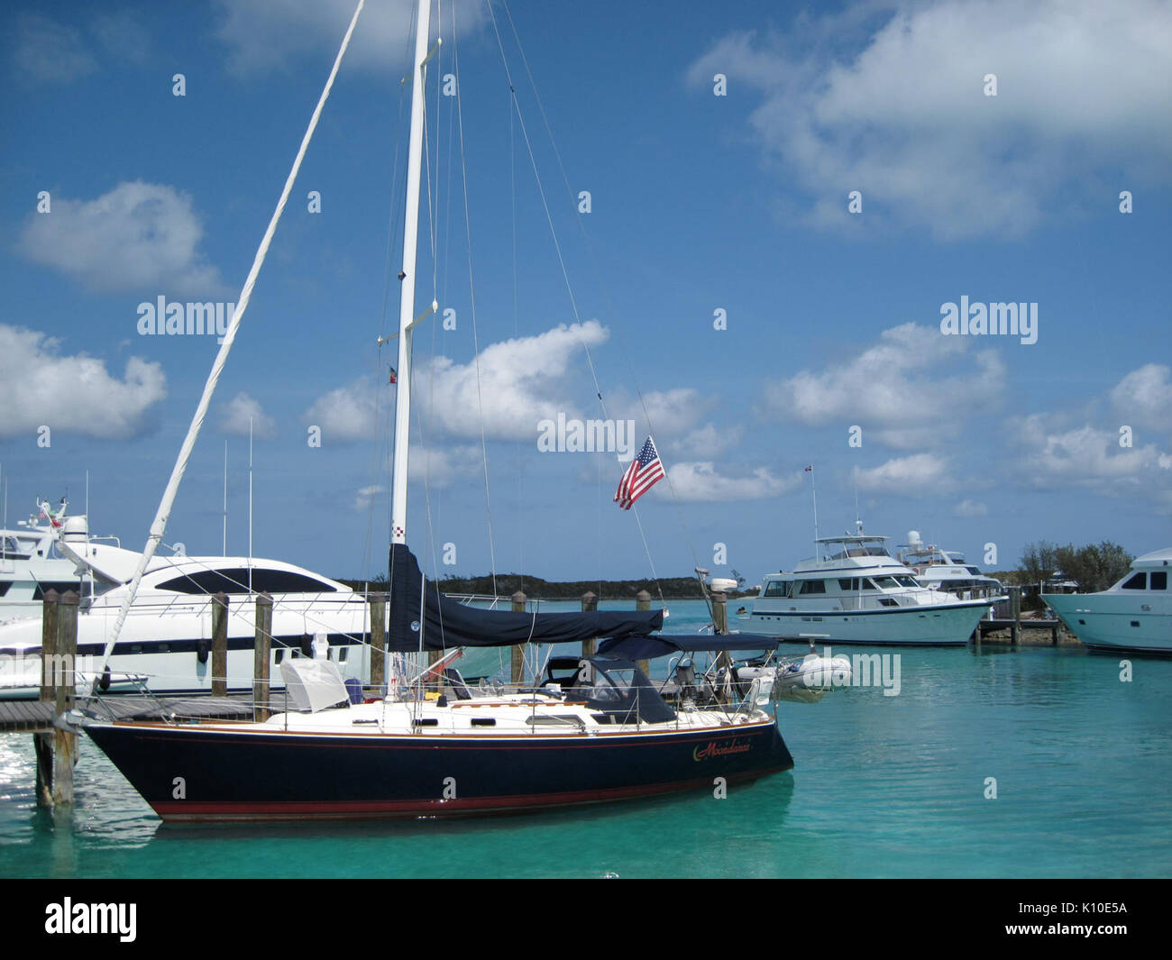 Mega sailing yacht hi-res stock photography and images - Alamy