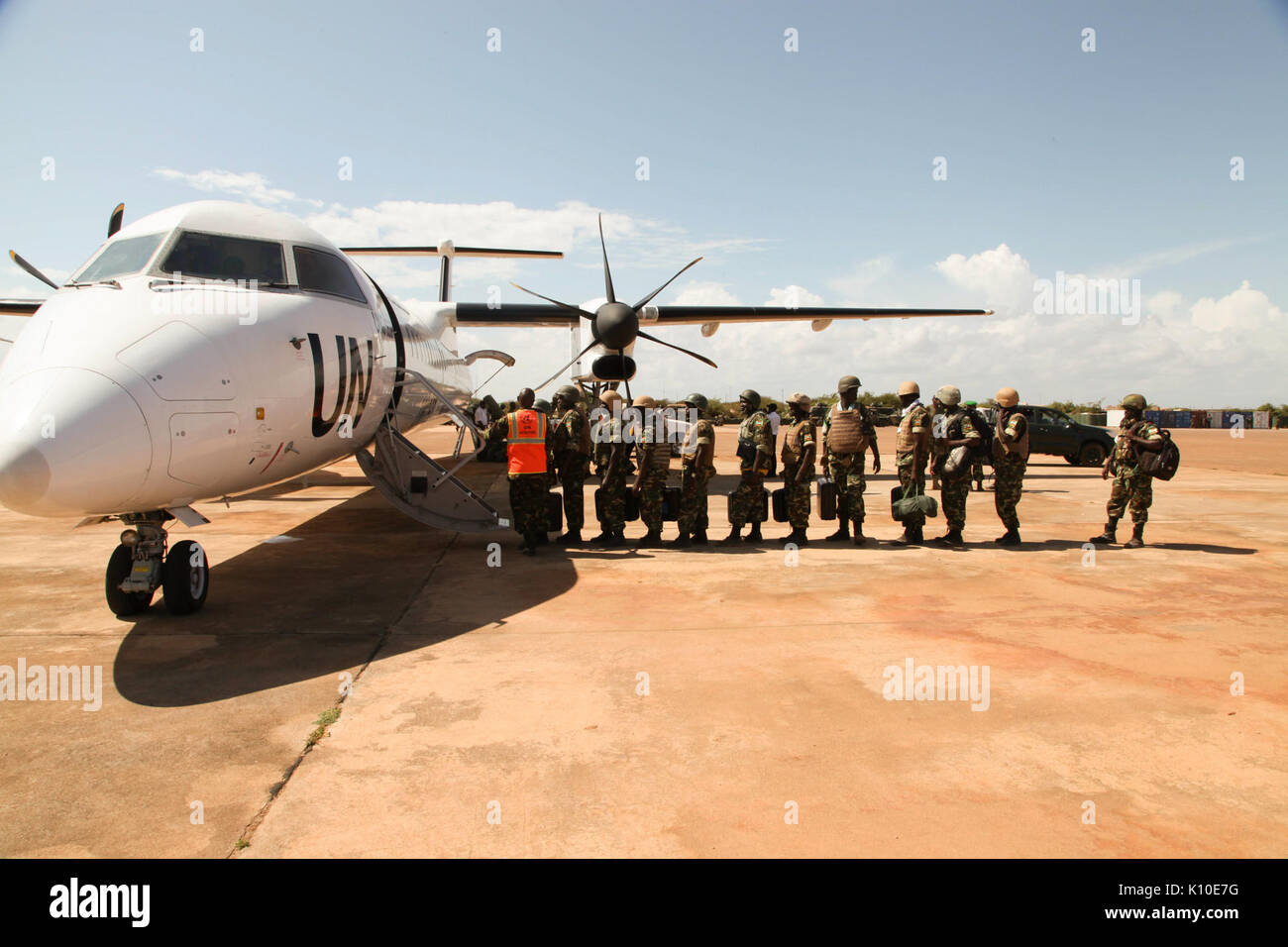 Burundian troops in Kismayo as part of the AMISOM peacekeeping mission ...