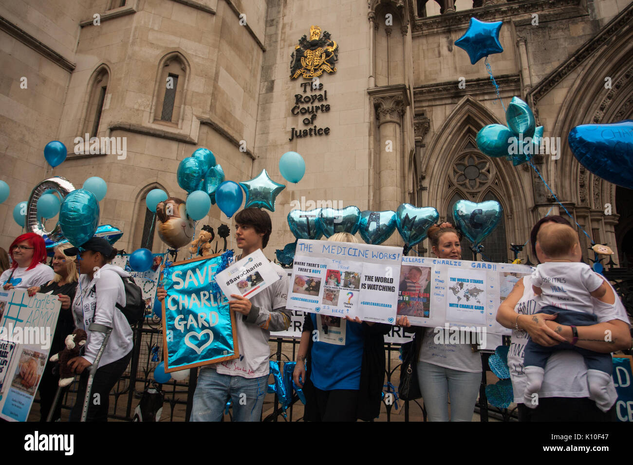The parents of Charlie Gard, Connie Yates and Chris Gard, arriving at ...