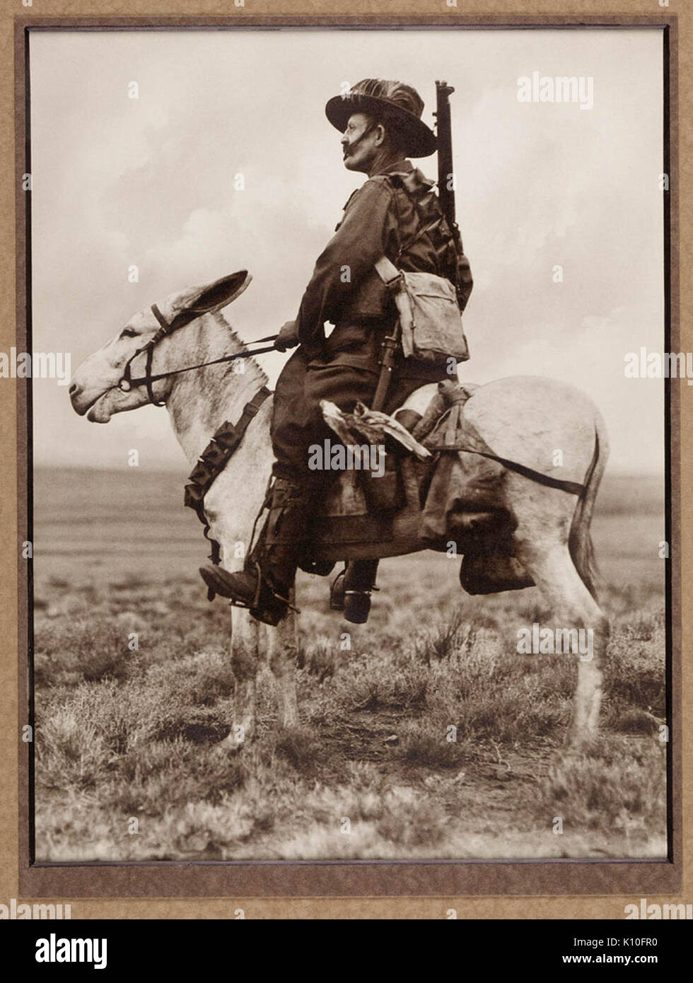 An Australian Light Horseman Stock Photo - Alamy