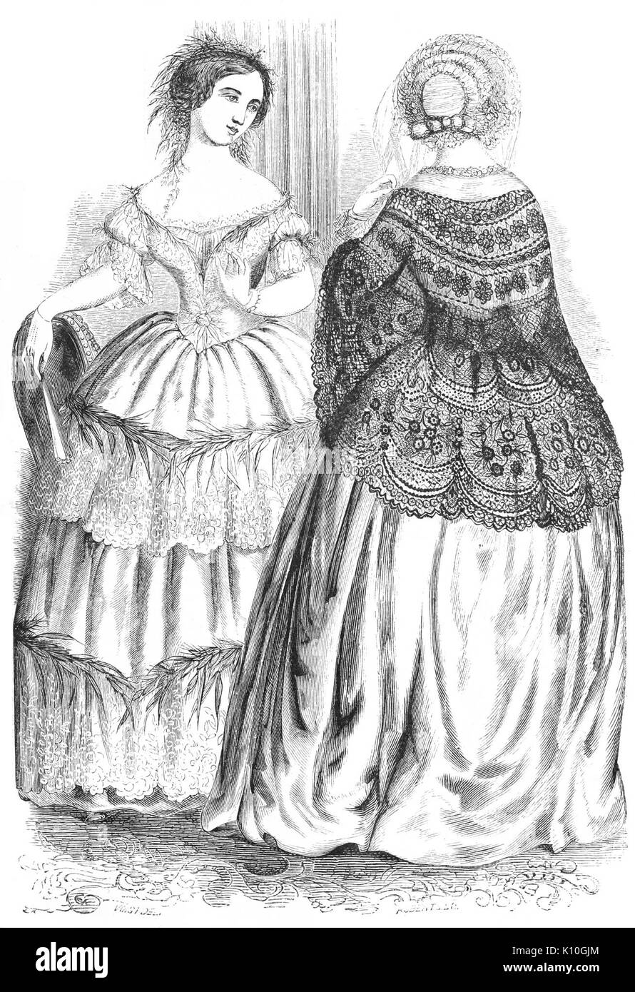 Ball dresses Black and White Stock Photos & Images - Alamy