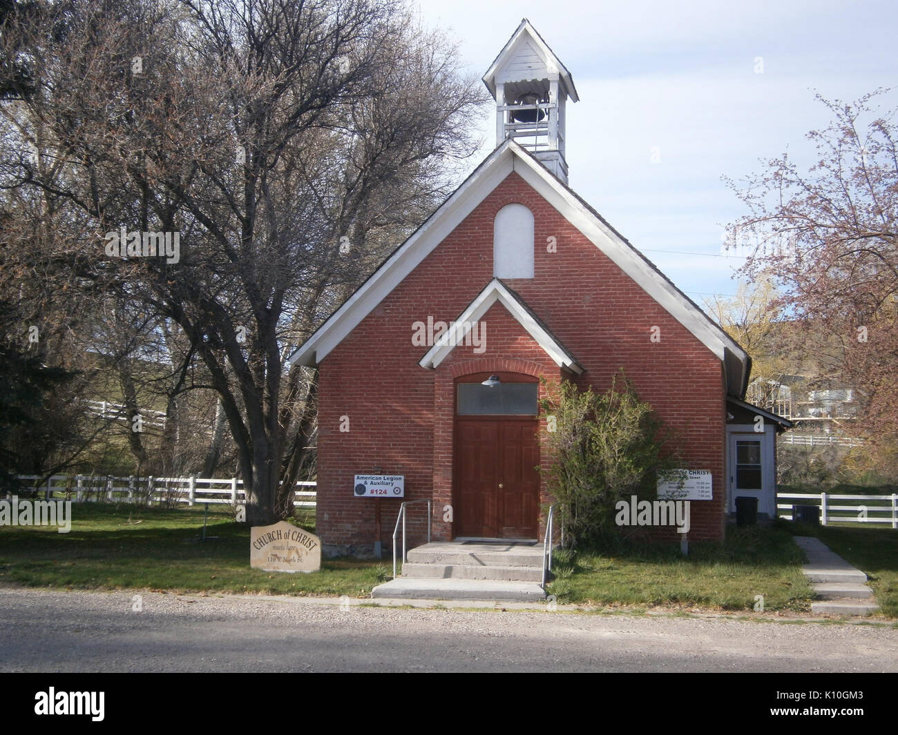 Albion Idaho church Stock Photo - Alamy
