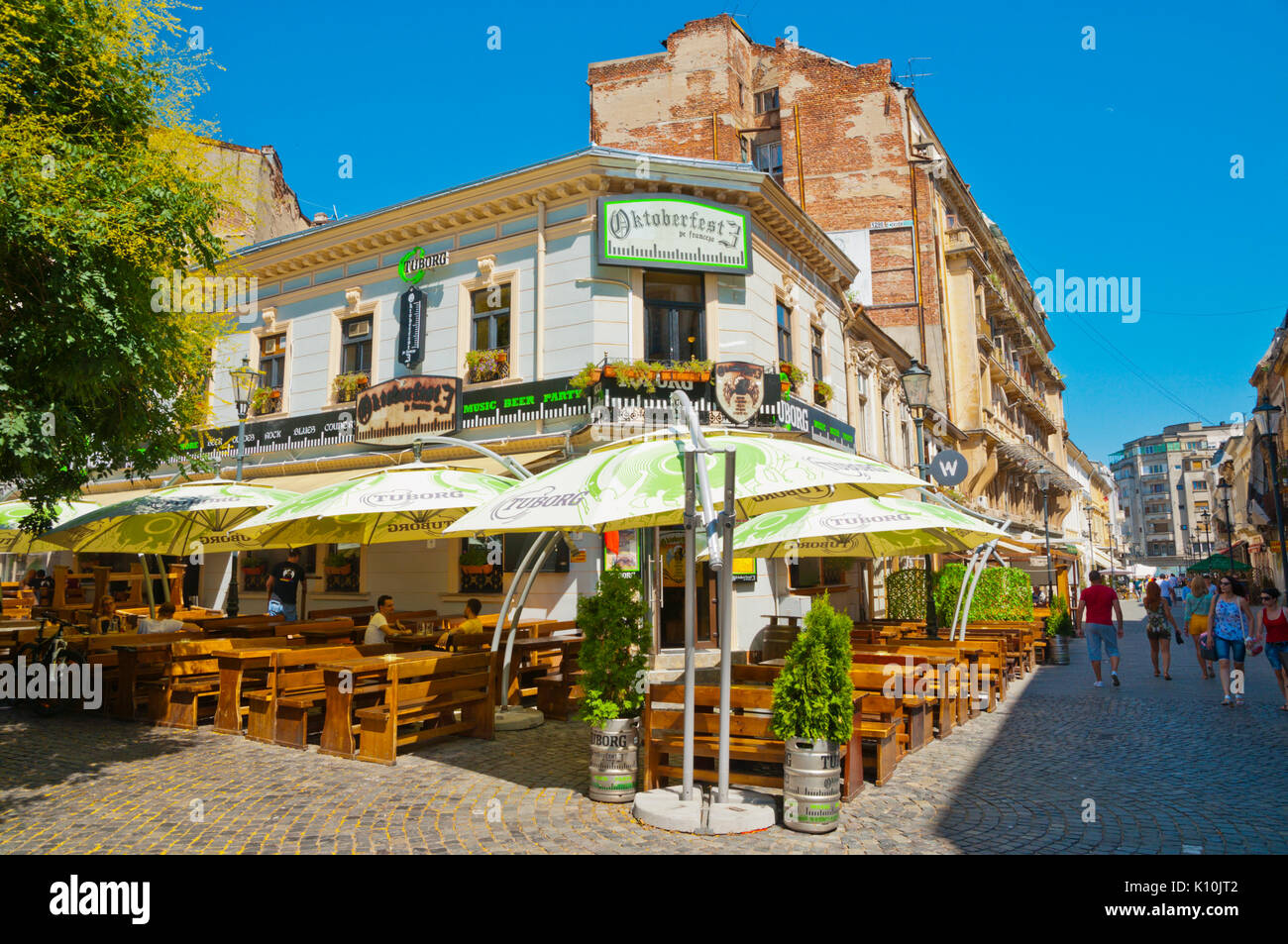 Bucharest old town hi-res stock photography and images - Alamy