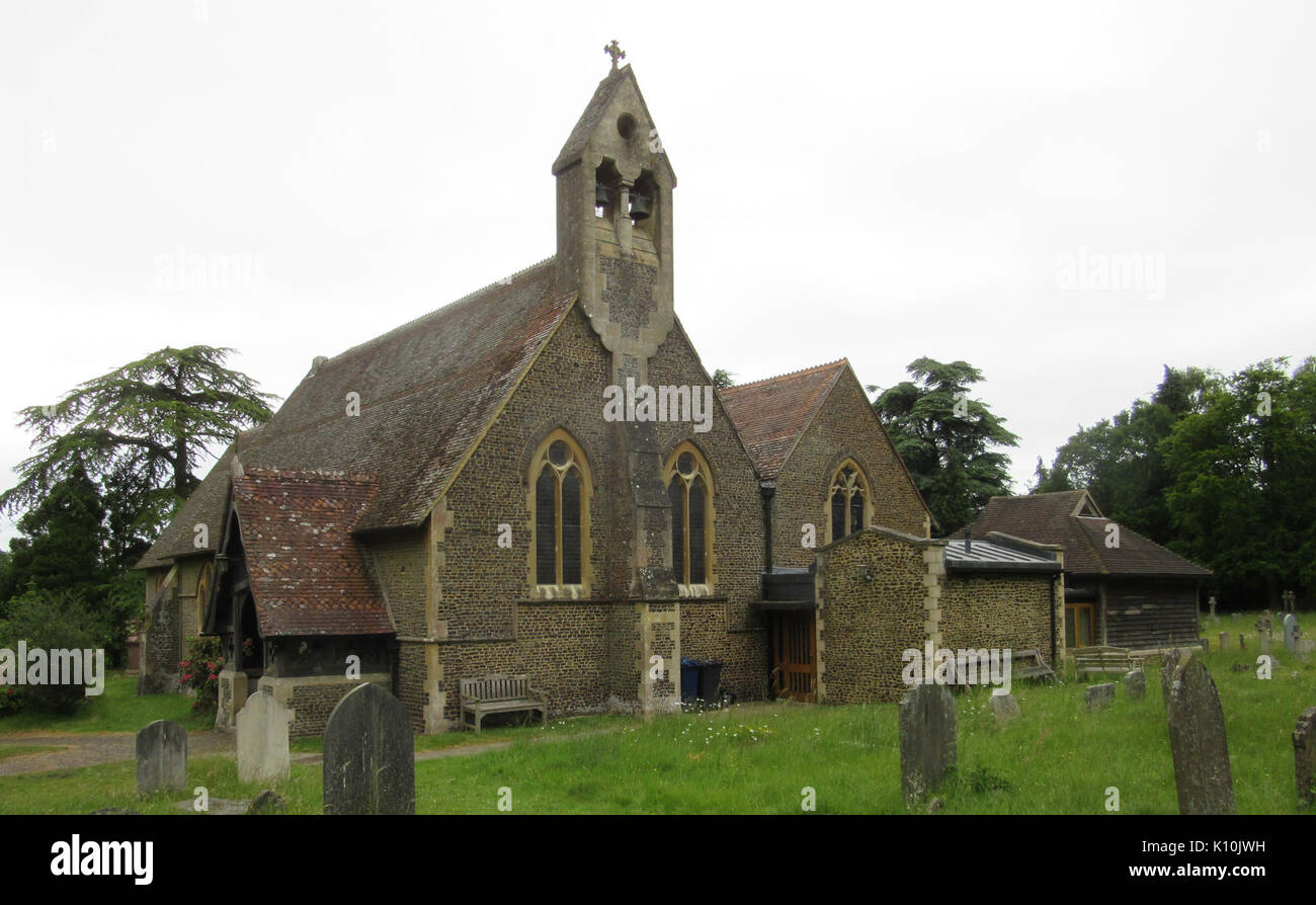 All Saints Church, Tilford Road, Tilford (June 2015) (8 Stock Photo - Alamy
