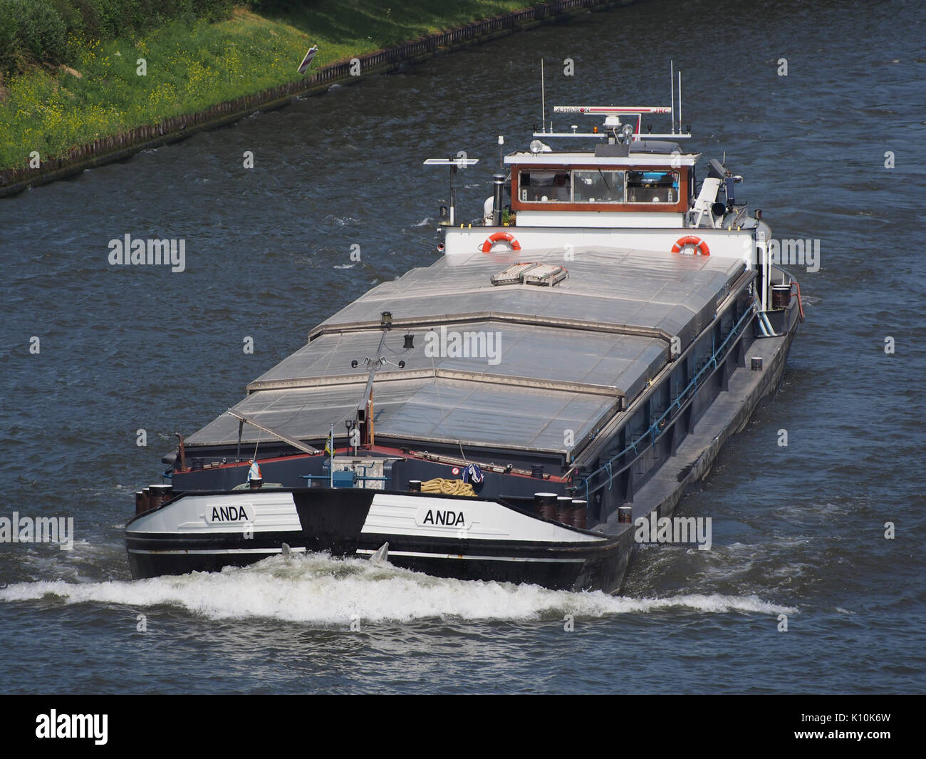 Anda (ship, 1959) ENI 02314589, Amsterdam Rijnkanaal pic2 Stock Photo ...