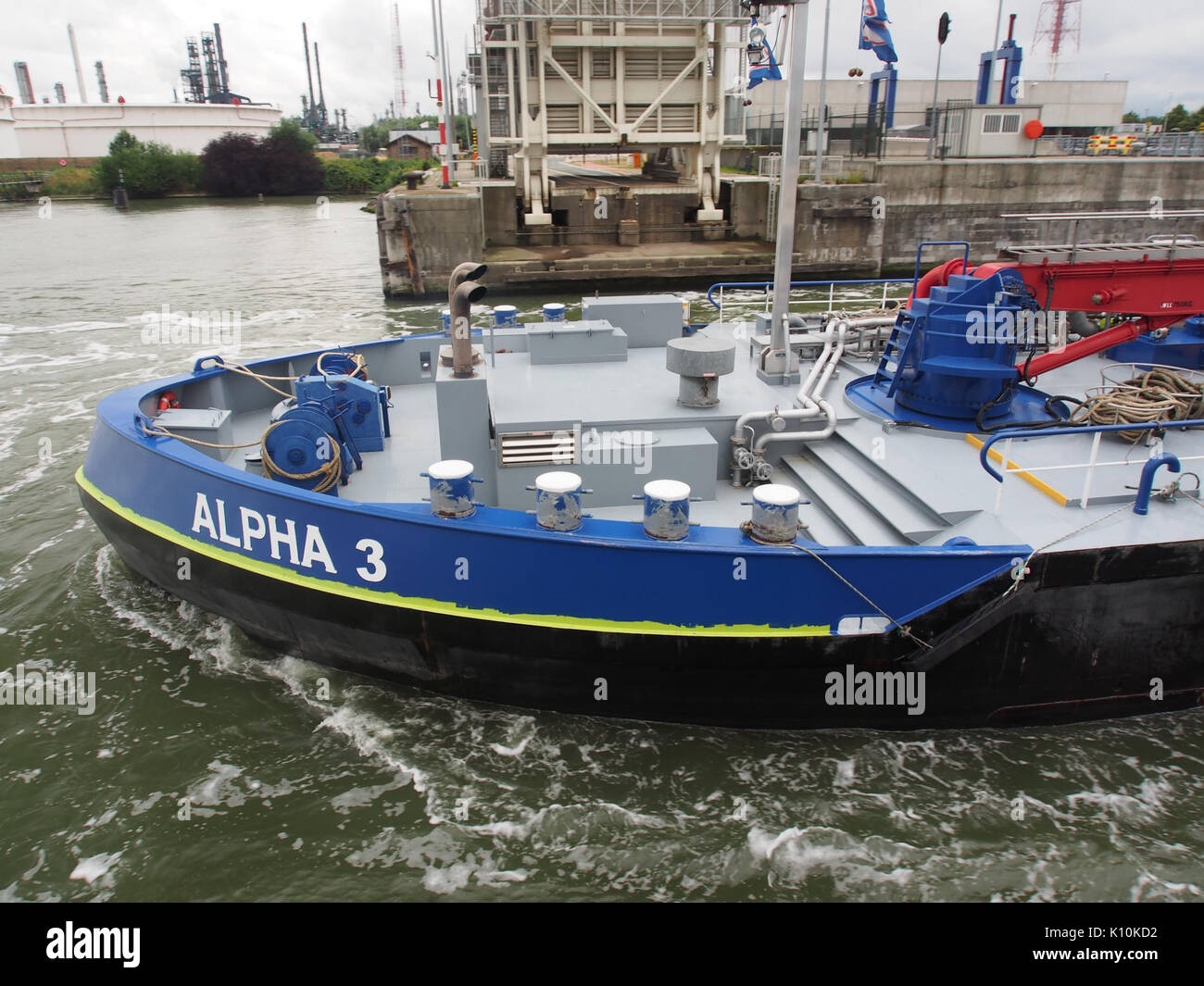 Alpha 3 ENI 02330454, Van Cauwelaertsluis, Port of Antwerp pic4 Stock ...