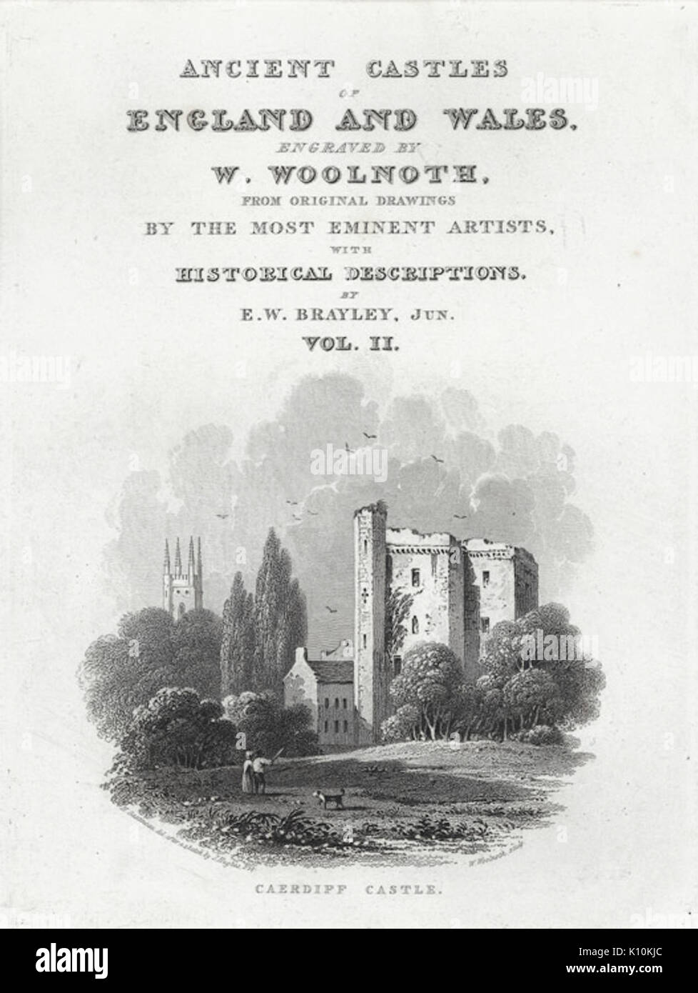 Ancient castles of England and Wales Cardiff castle Stock Photo - Alamy