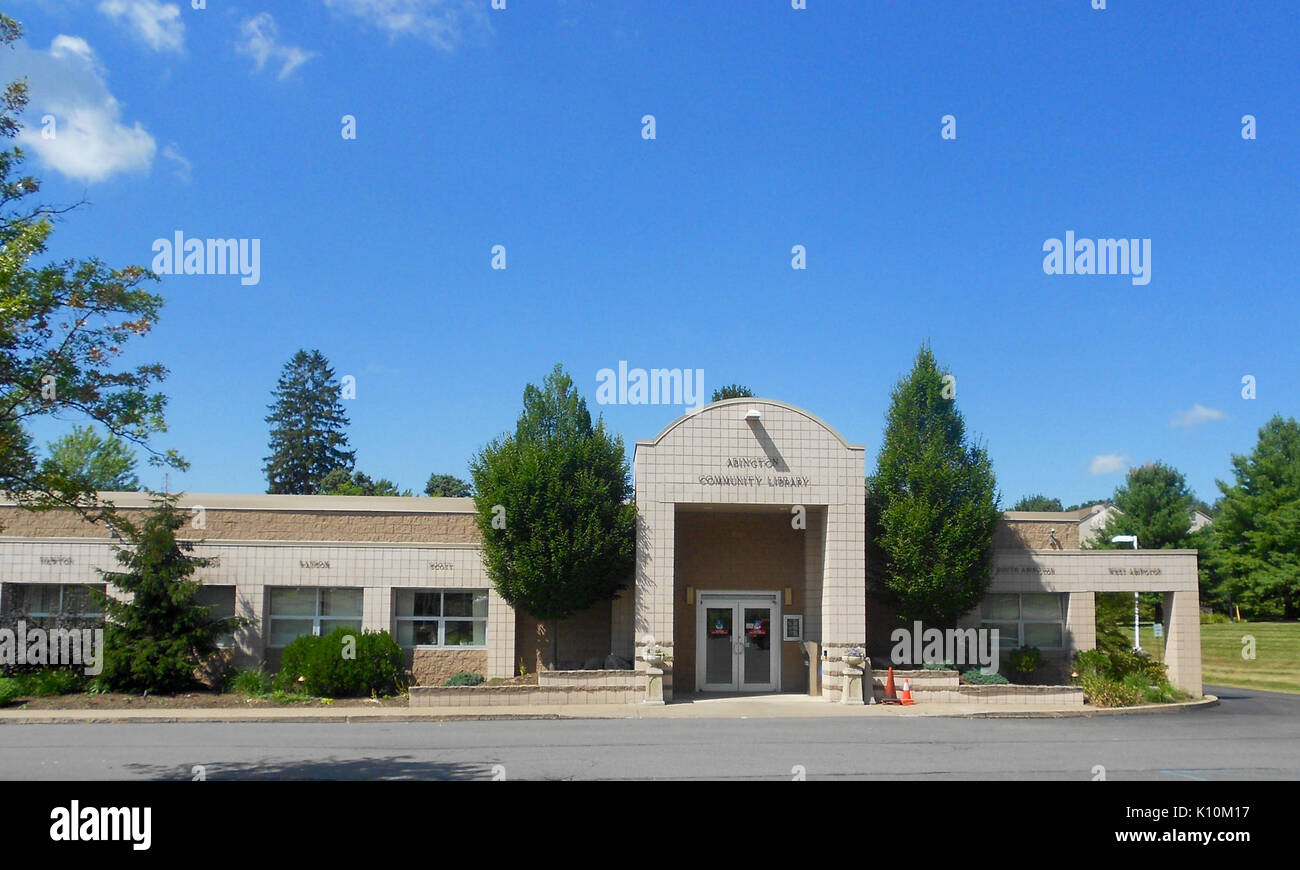 Abingtons Community Library Clarks Summit PA Stock Photo - Alamy