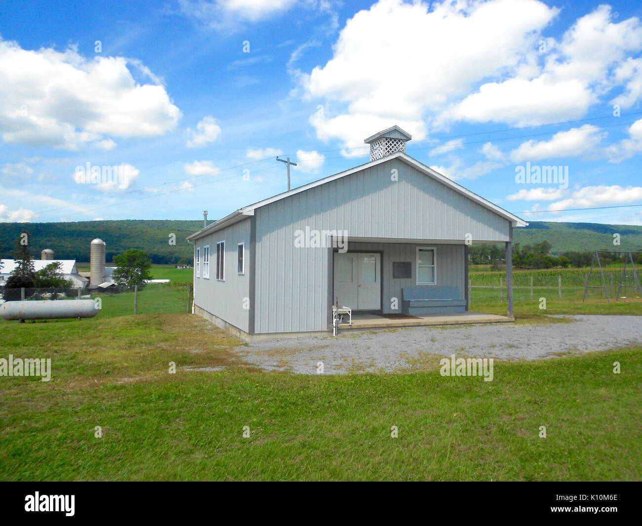 A photograph of an Amish school near Rebersburg, Pennsylvania ...