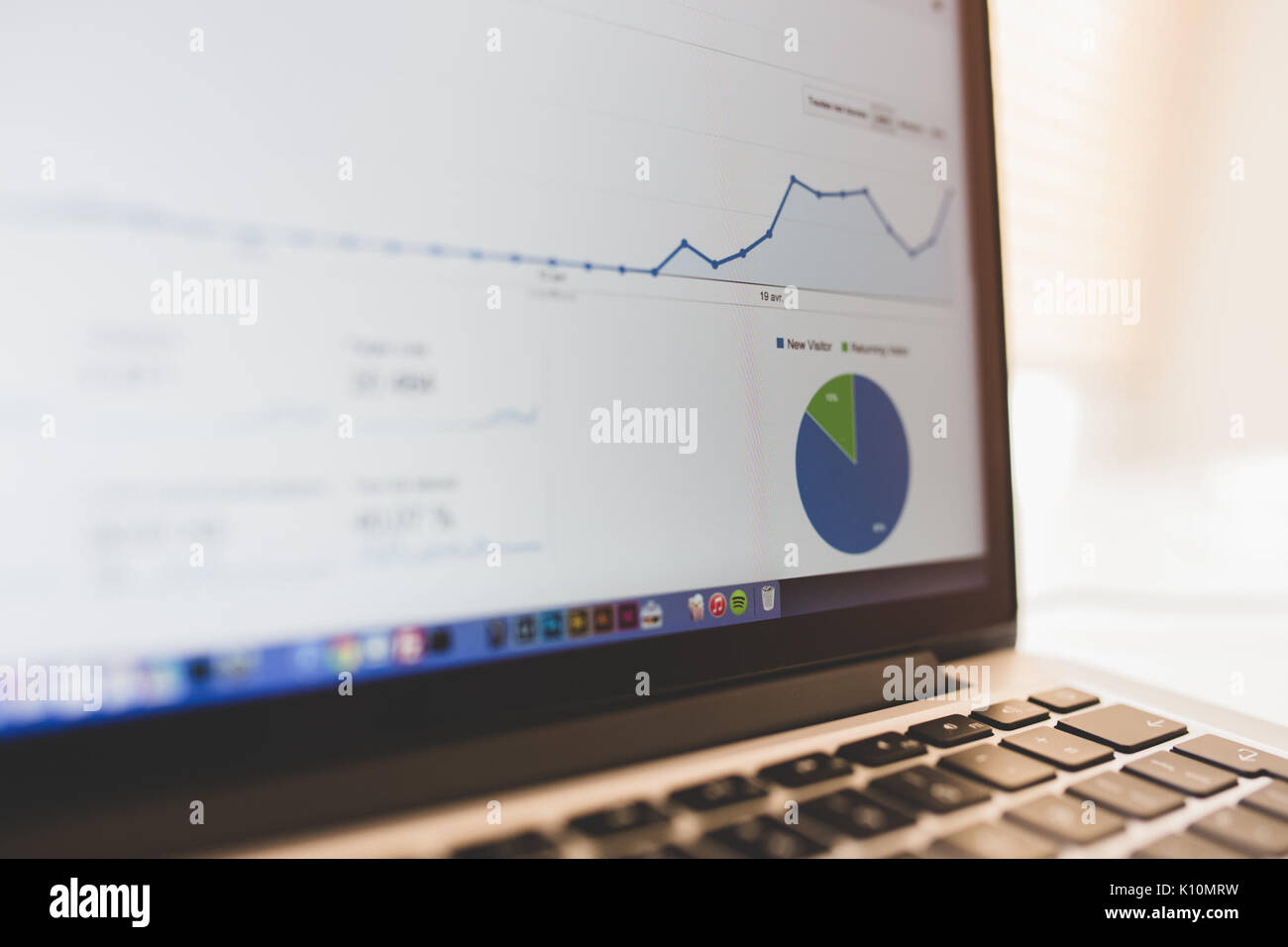 Graphs data visualization on digital hi-res stock photography and ...
