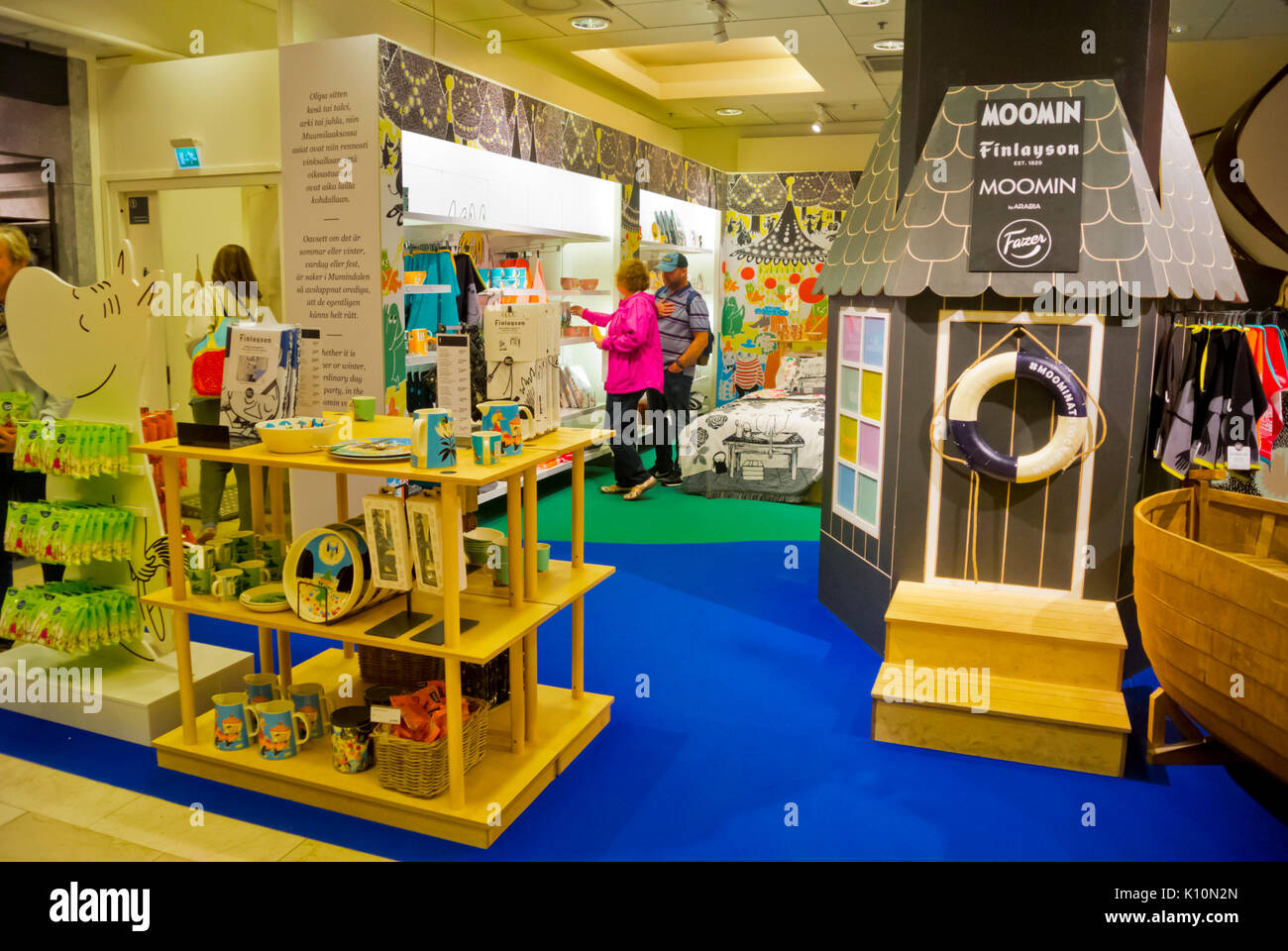 Moomin and Finnish product and design deparment, Stockmann, department ...