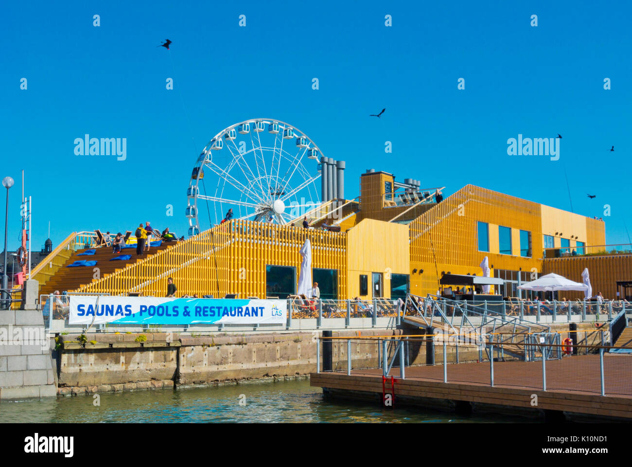 Allas sea pool, swimming pools and bar terraces, Katajanokanlaituri ...