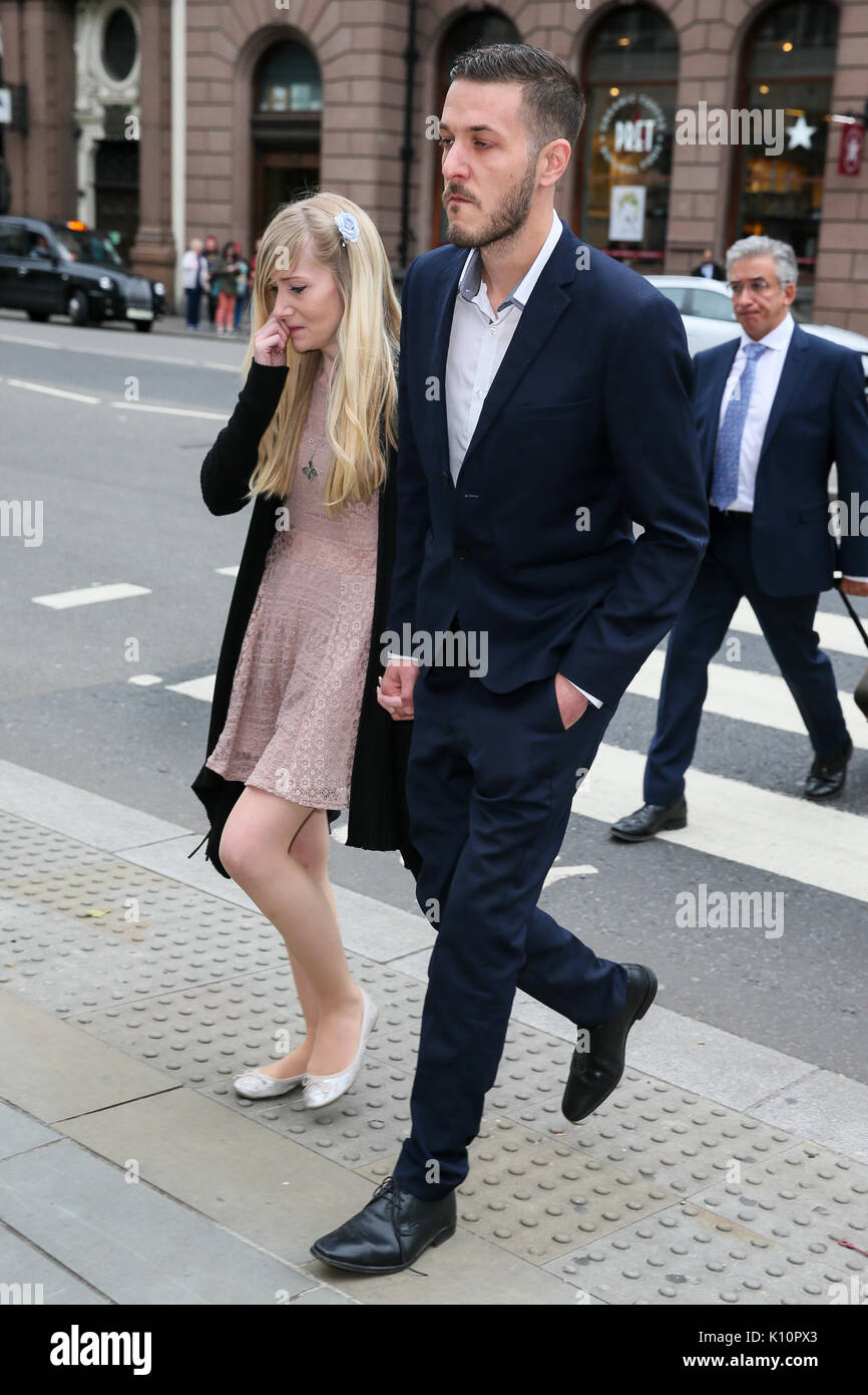 Baby Charlie Gard's parents Connie Yates and Chris Gard arriving at the ...