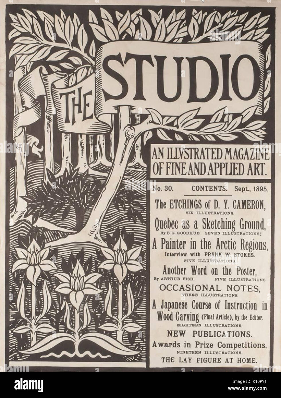 Aubrey Beardsley poster for The Studio Stock Photo - Alamy