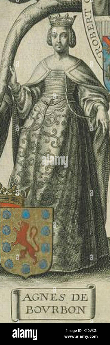 Agnes de Bourbon Stock Photo - Alamy
